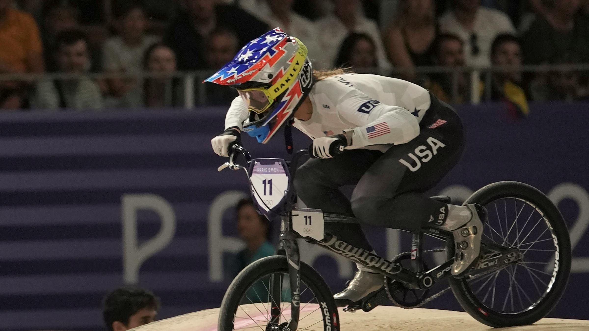St. Cloud’s Alise Willoughby starts strong in Olympics BMX racing