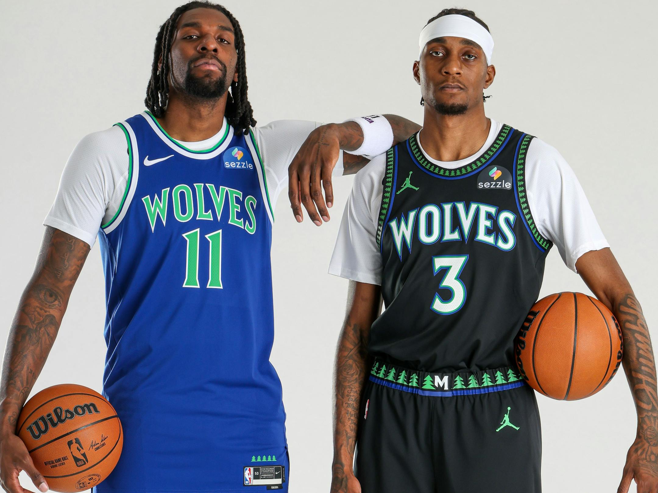 Trees return as Timberwolves unveil new logo, uniforms, floor