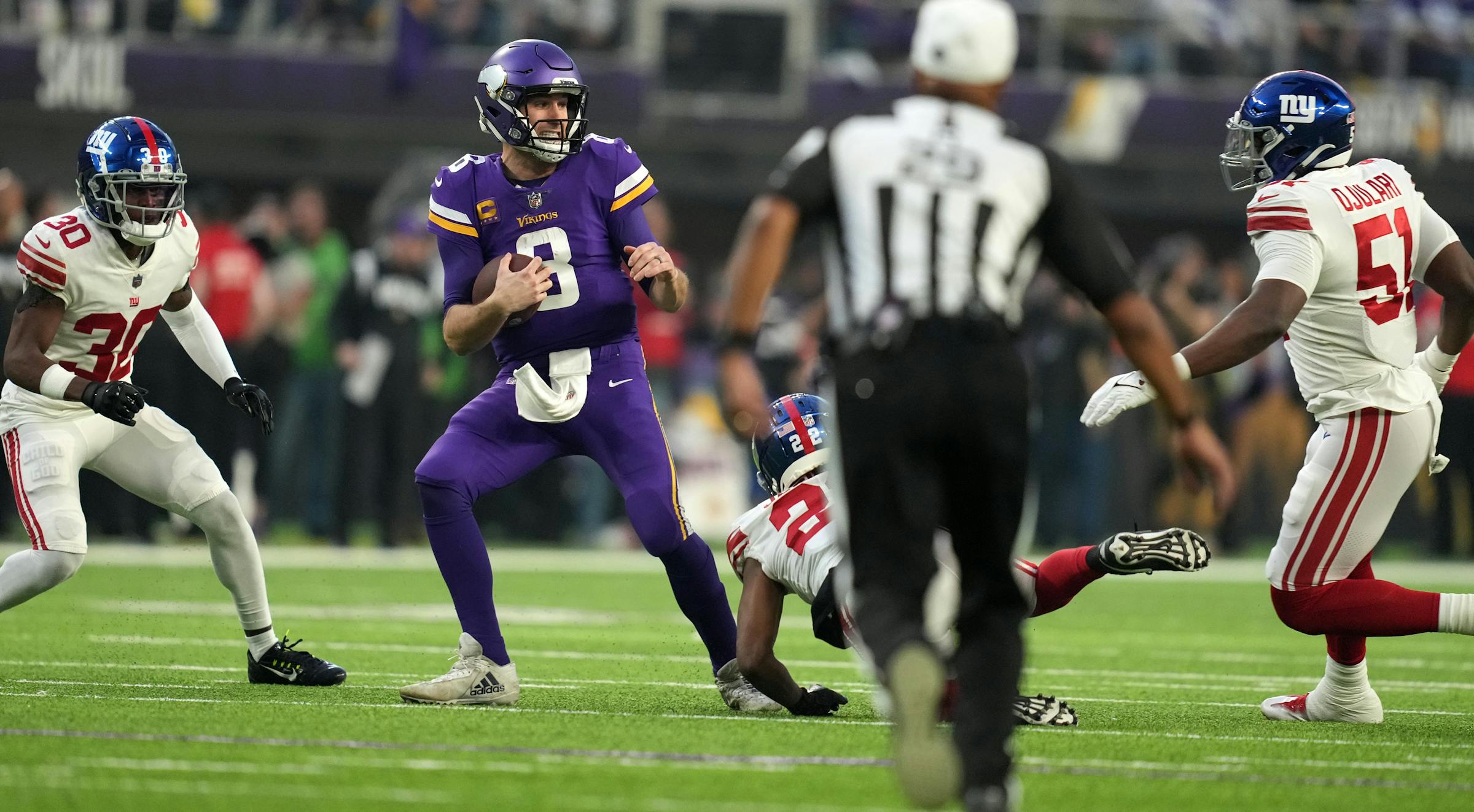 Football gods tried once more, and then they gave up on the Vikings