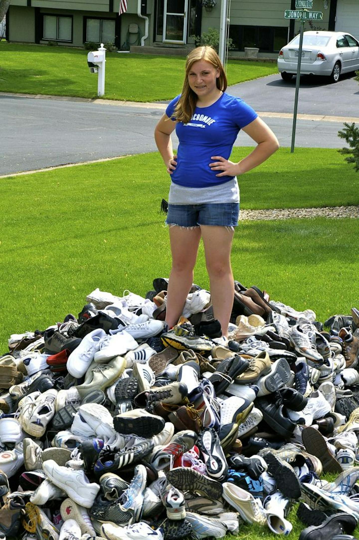 Totino-Grace freshman helping Haitians one sole at a time