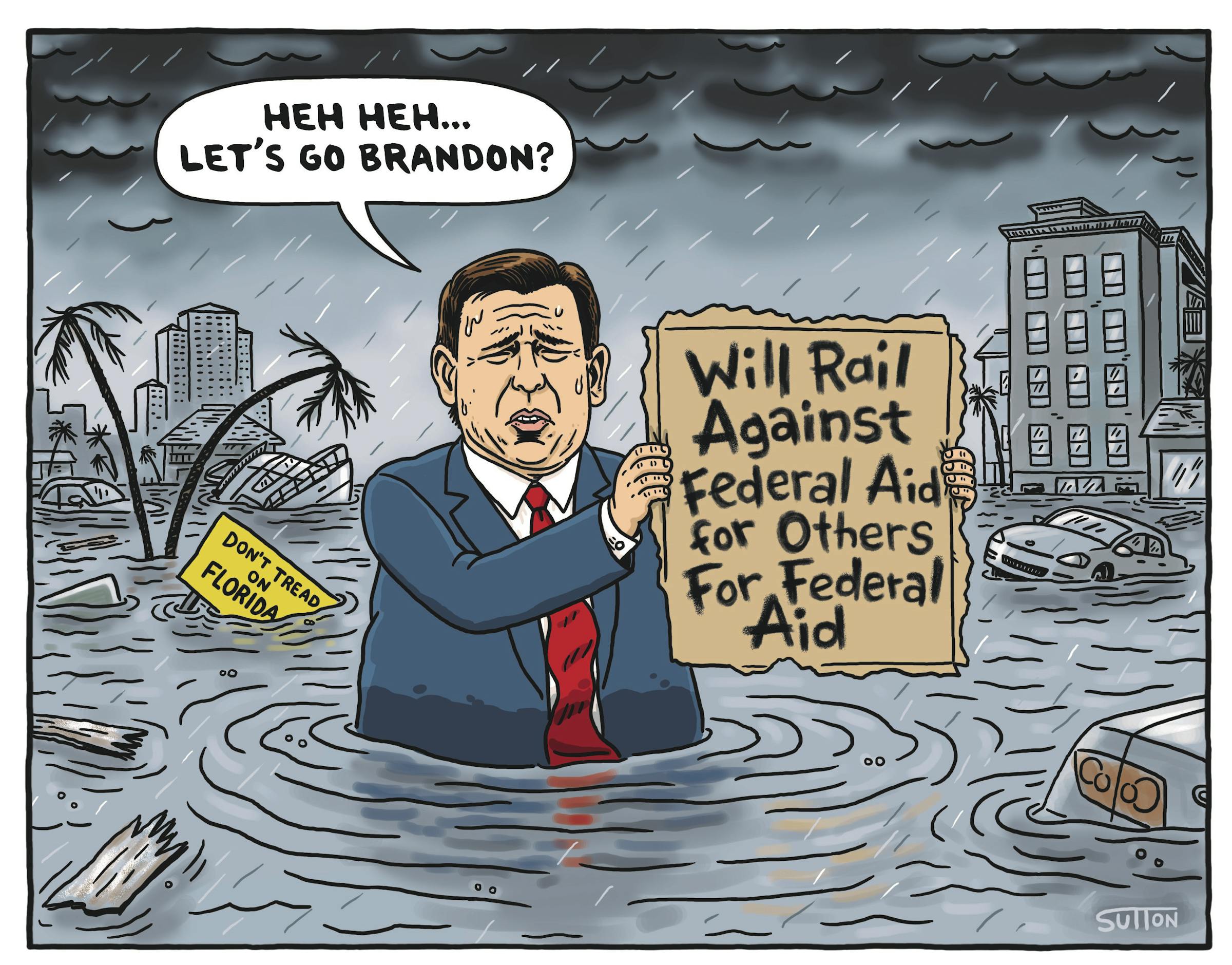 Editorial cartoon: Ward Sutton on Florida