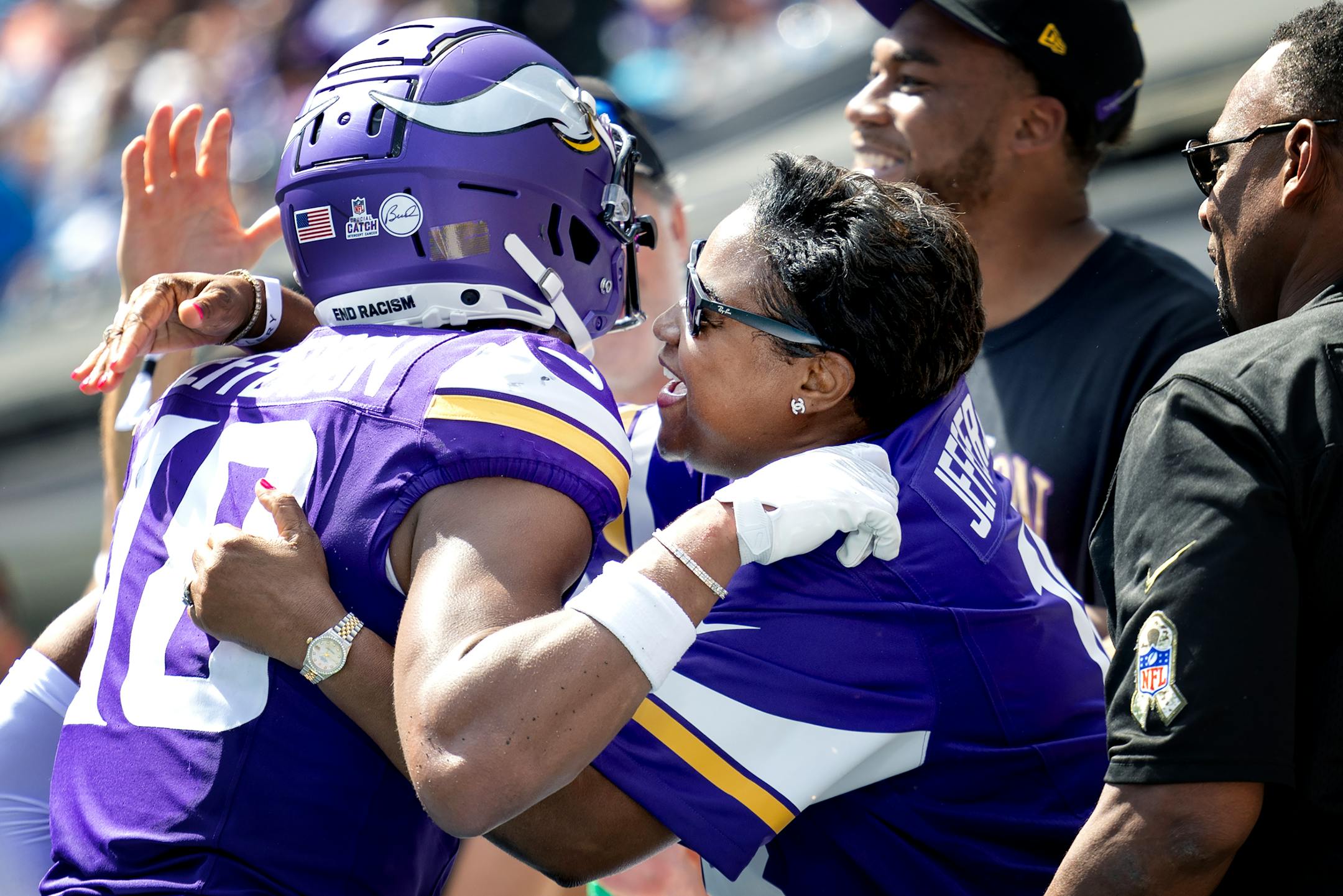 Vikings beat Panthers 21-13 for first win of the season