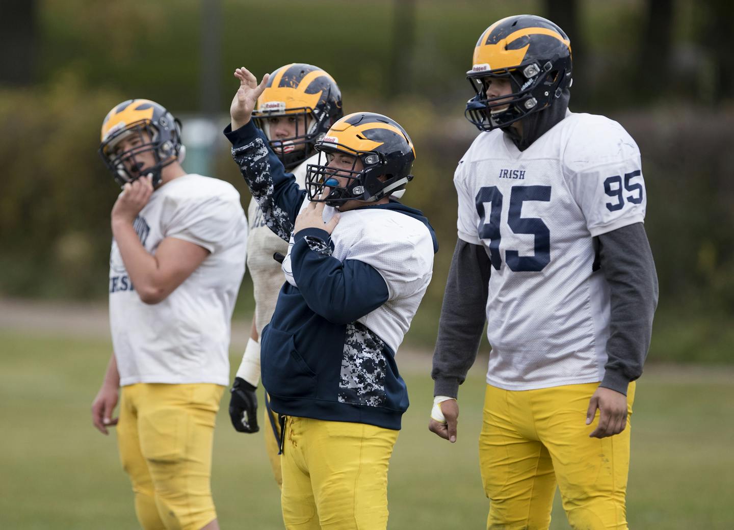 Rosemount football team lives by extra-strength protection