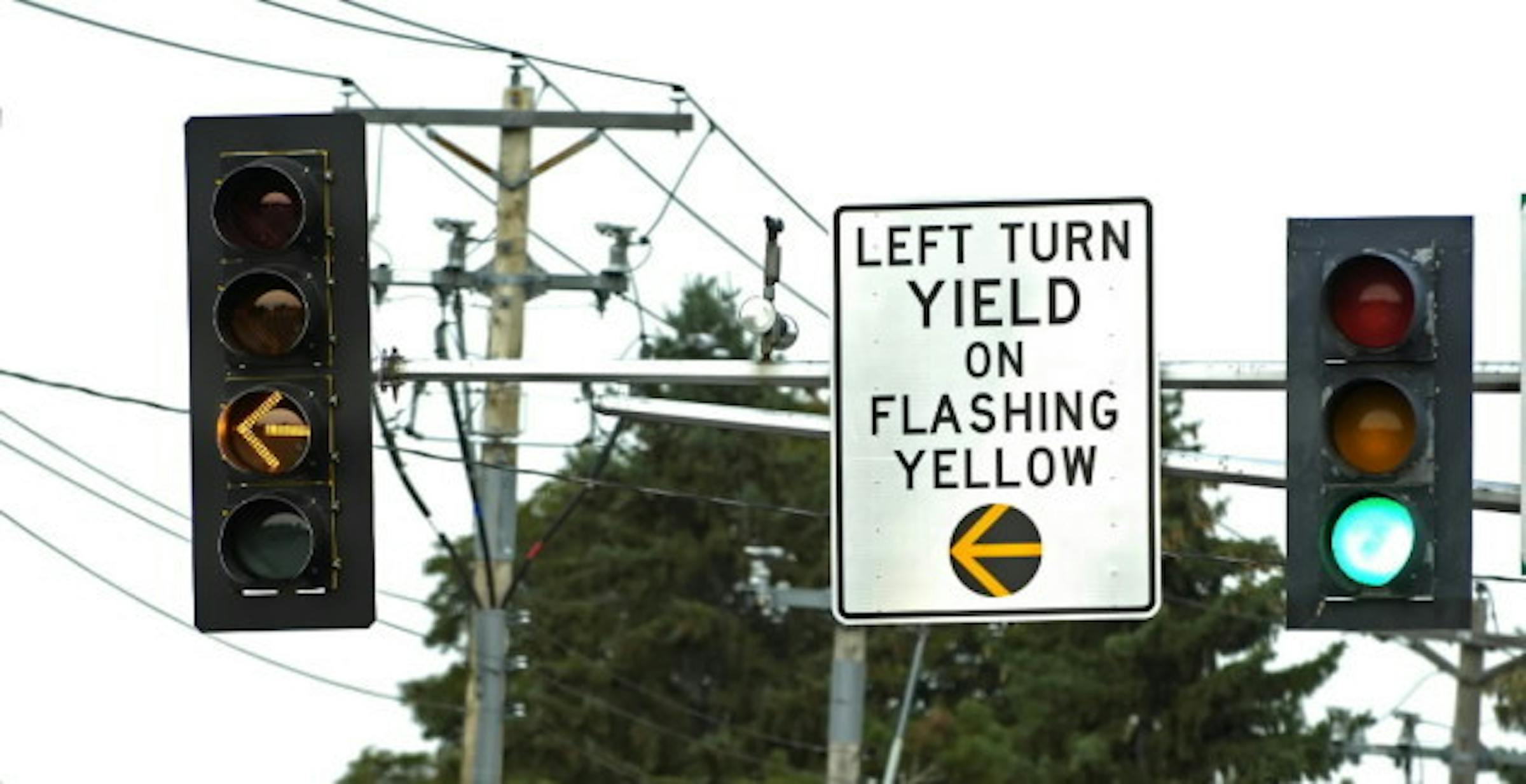Flashing yellow arrow turned on at Hwy. 7 intersection in Hopkins