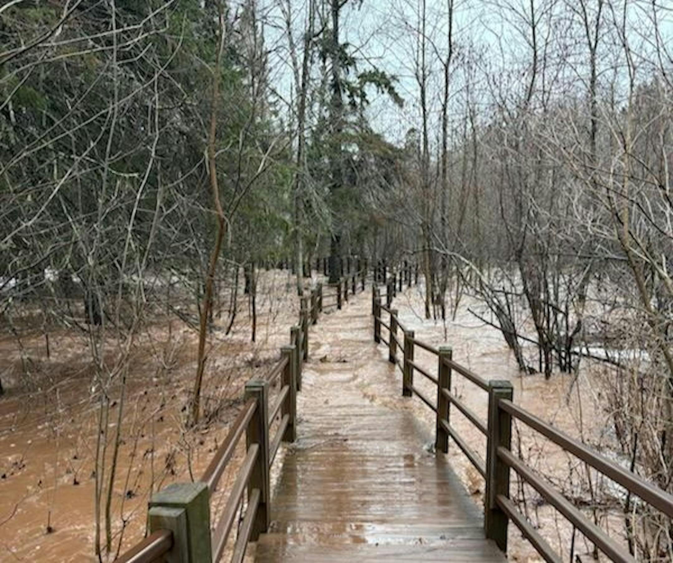 Gooseberry Falls State Park trails closed after flooding