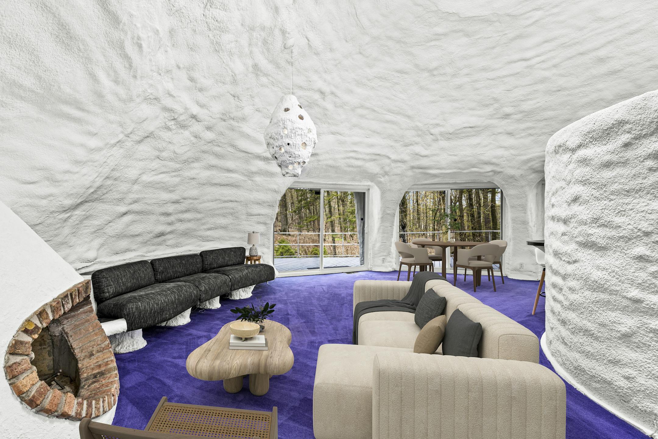 Inside Duluth’s polyurethane foam dome ‘House of the Future’