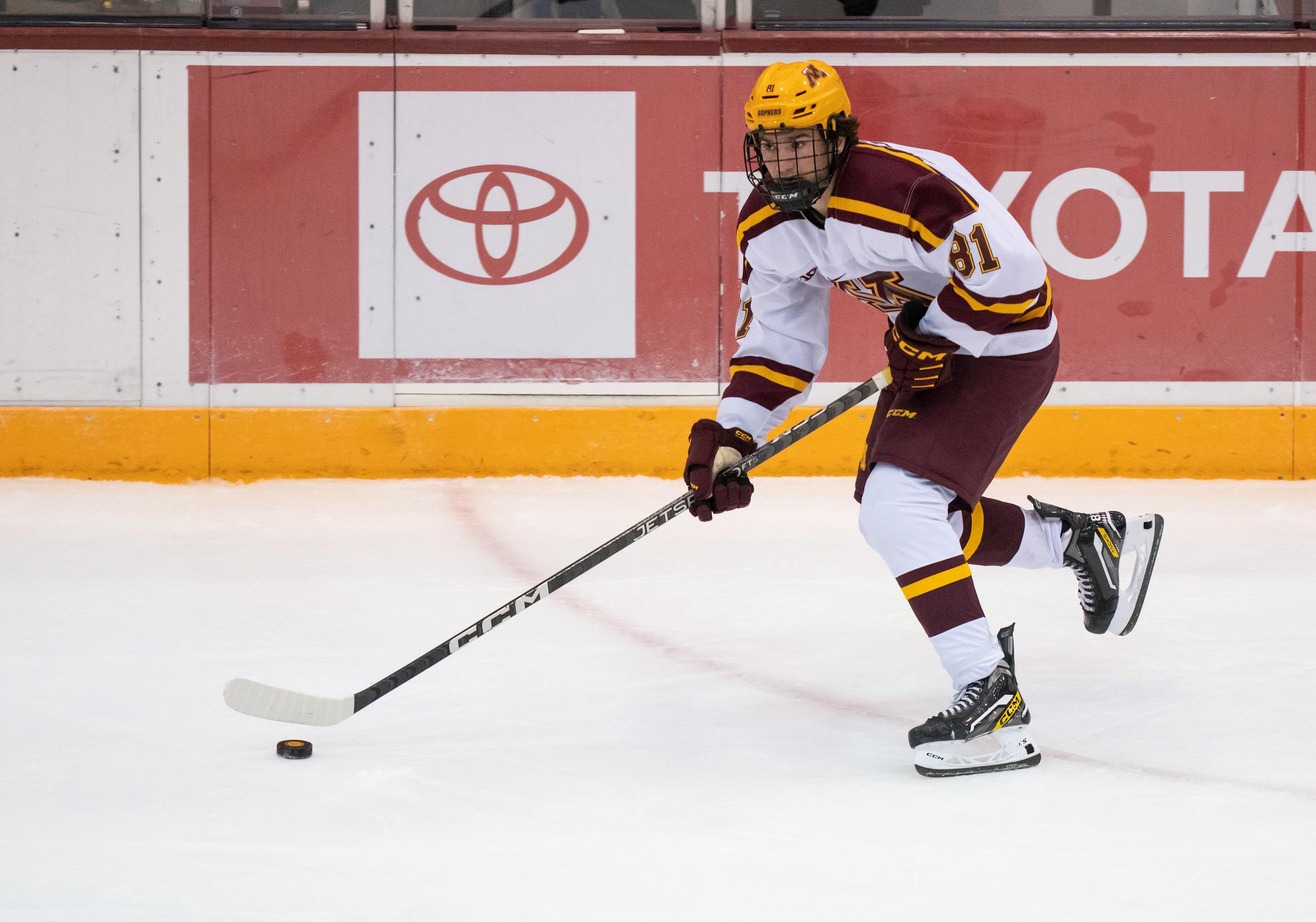 Goals by Mason Nevers and Matthew Knies carry No. 1 Gophers hockey to ...