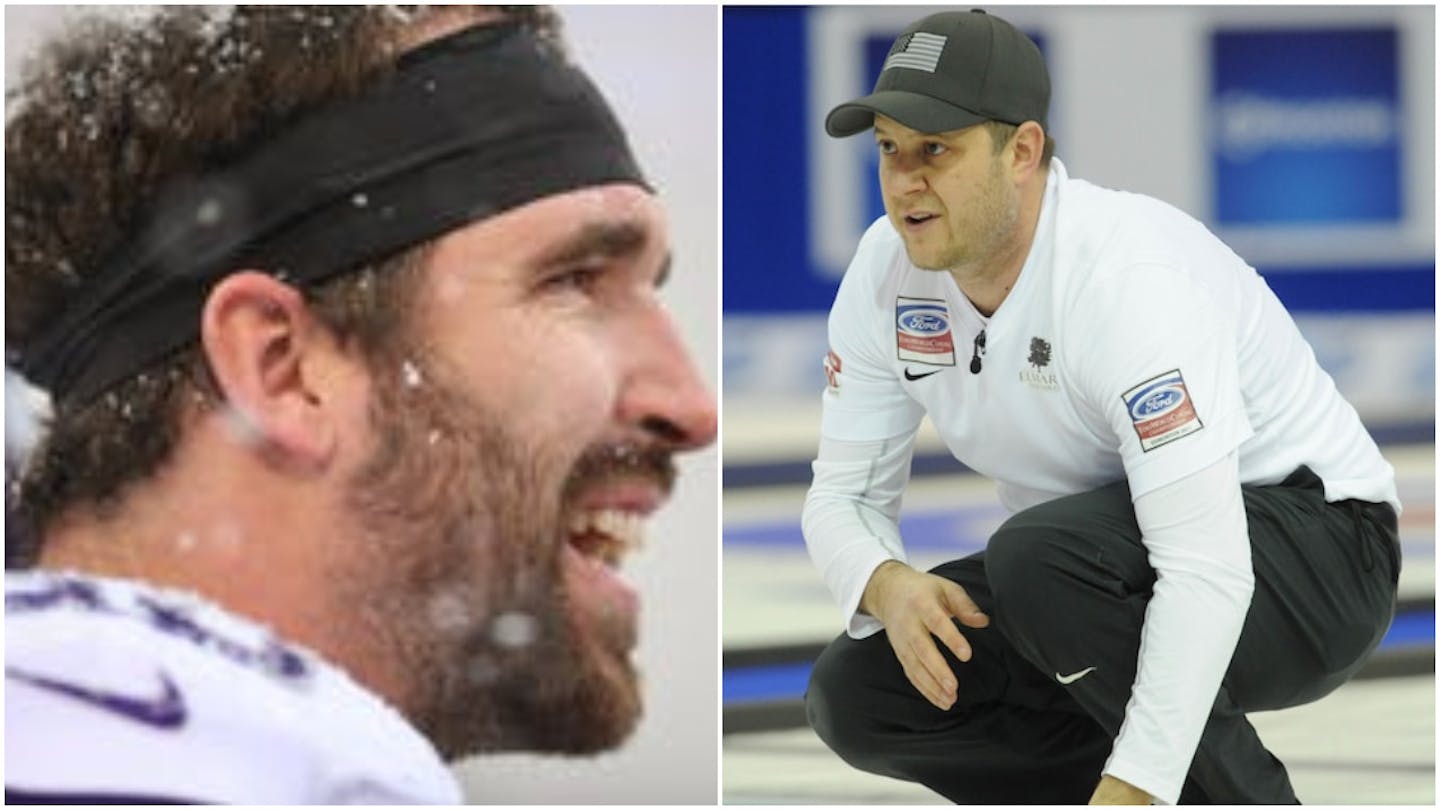 Ex-Viking Jared Allen vs. John Shuster's U.S. gold medal curling team ...