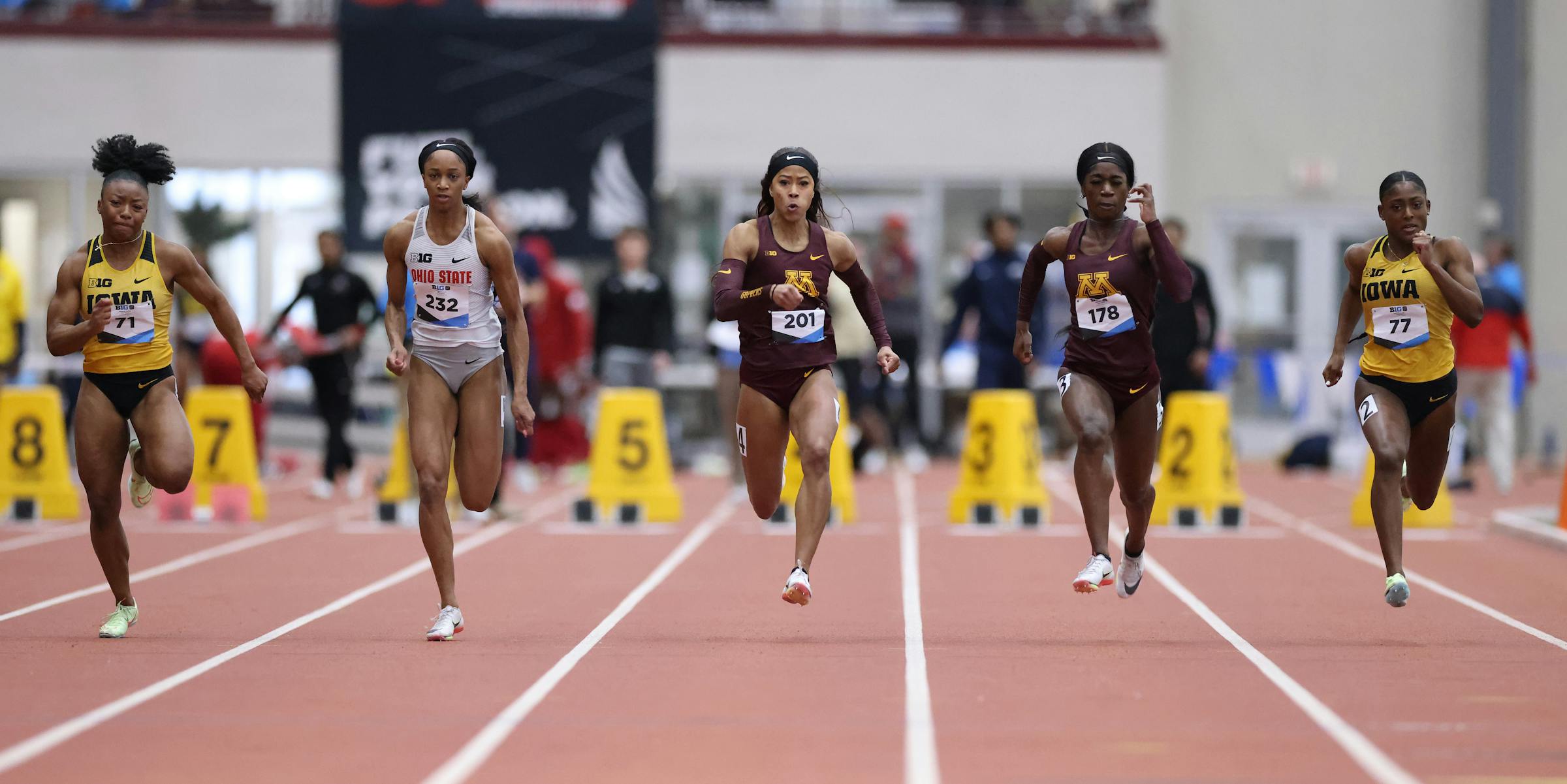Gophers women's track takes dramatic step toward Big Ten triple crown