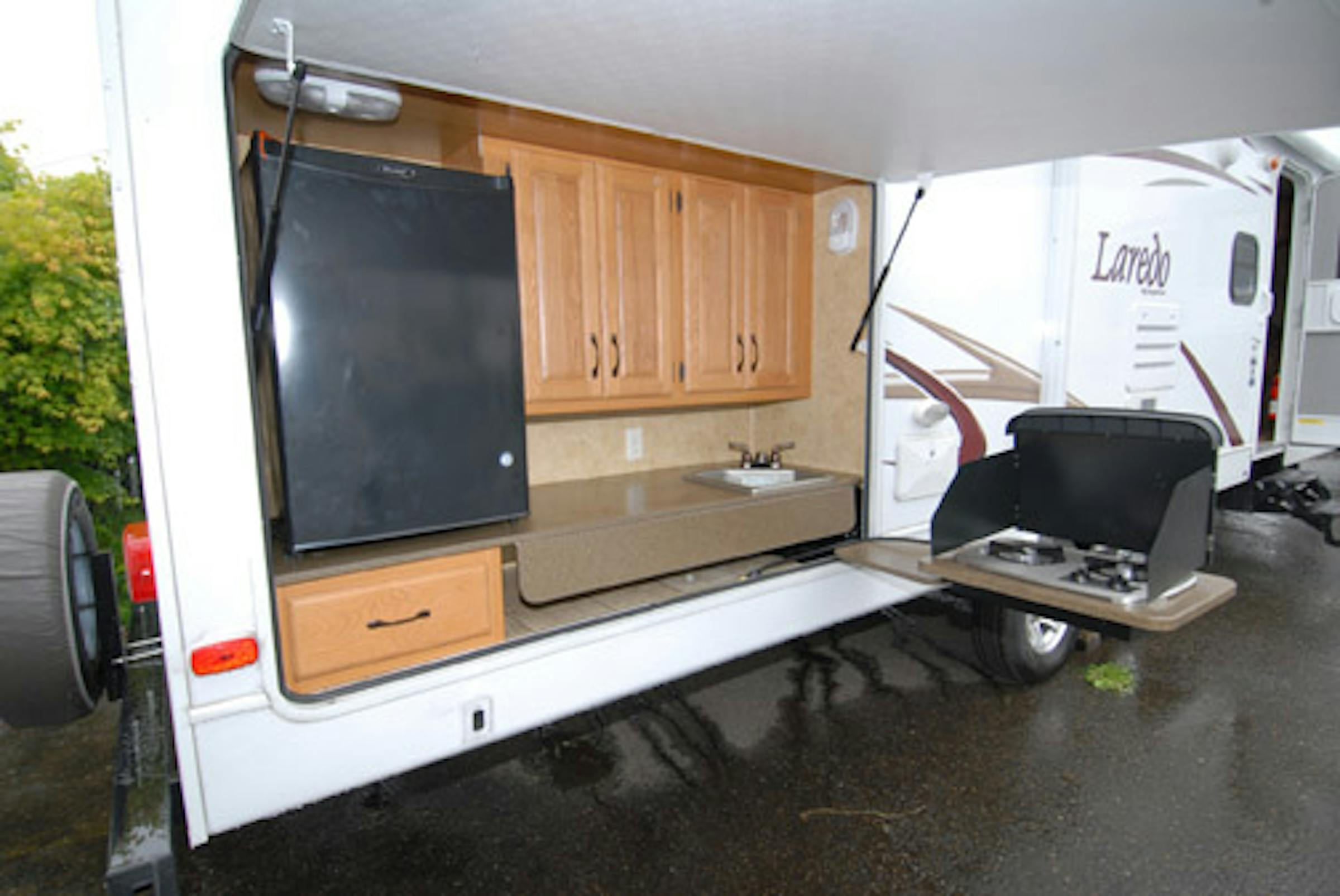 Keystone's Laredo travel trailer features `Camp Kitchen'