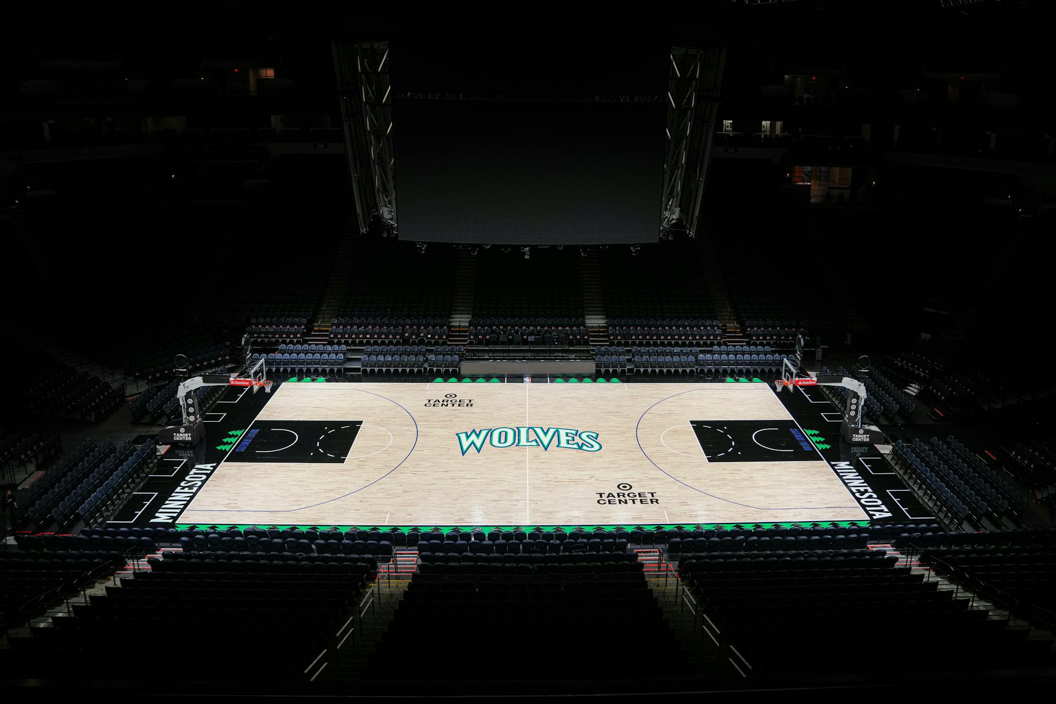 Trees return as Timberwolves unveil new logo, uniforms, floor