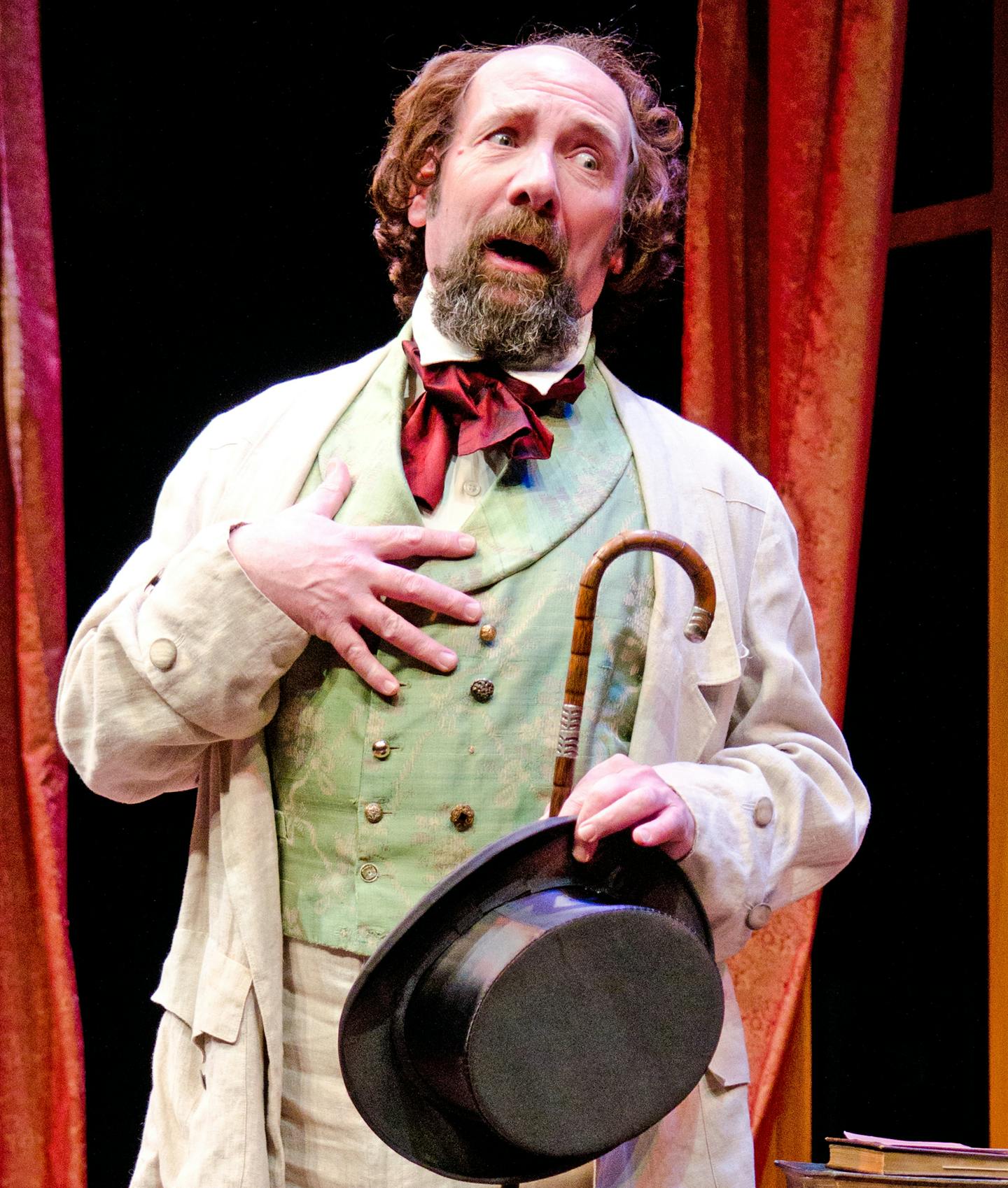 Review: Dickens commands stage in world premiere 'To Begin With'