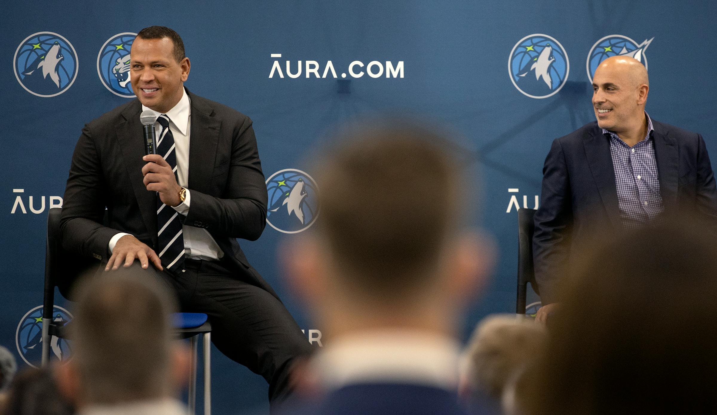 Building a foundation, Alex Rodriguez and Marc Lore watch Wolves play ...