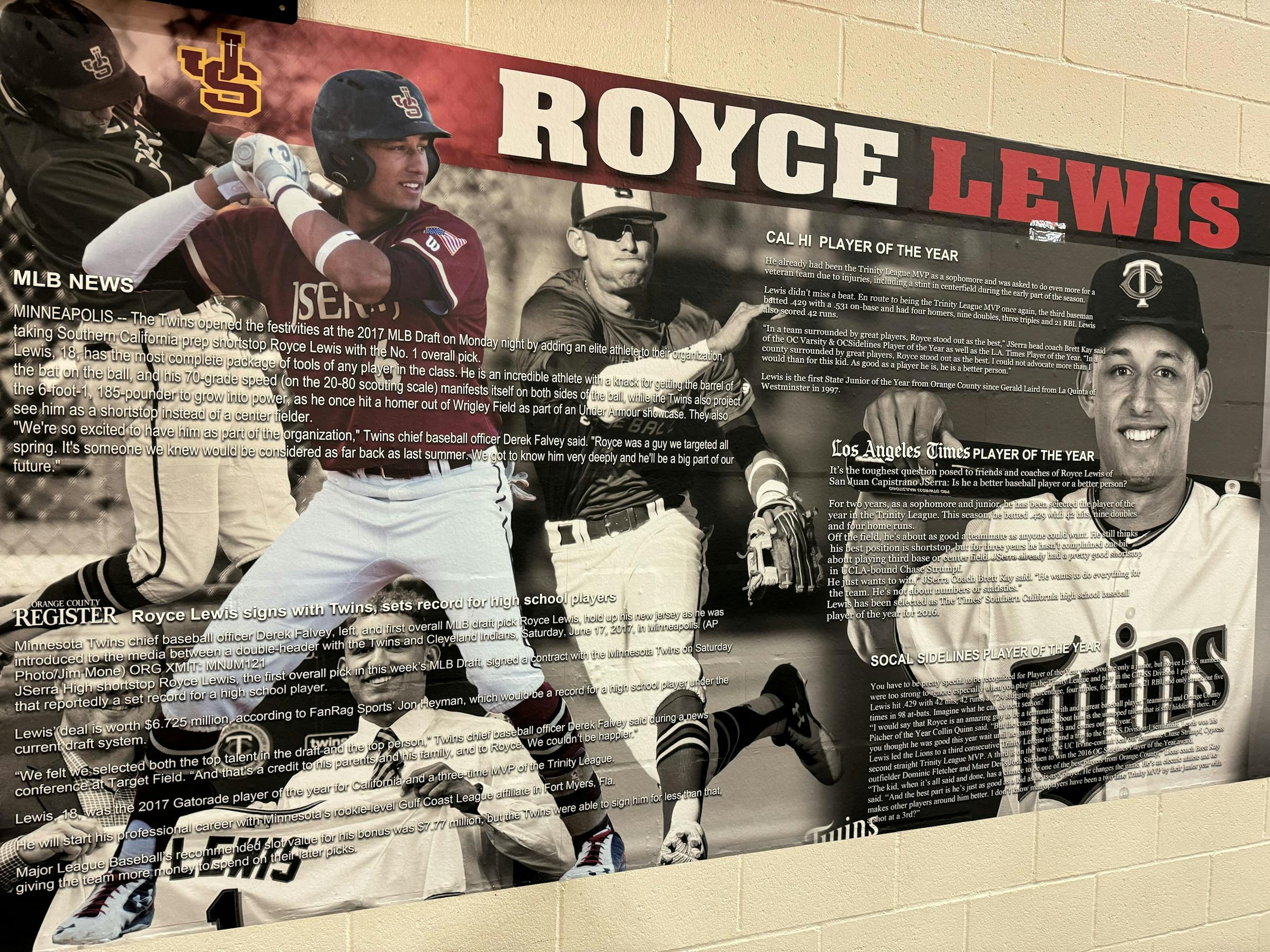 Twins' Royce Lewis misses homecoming trip with injury