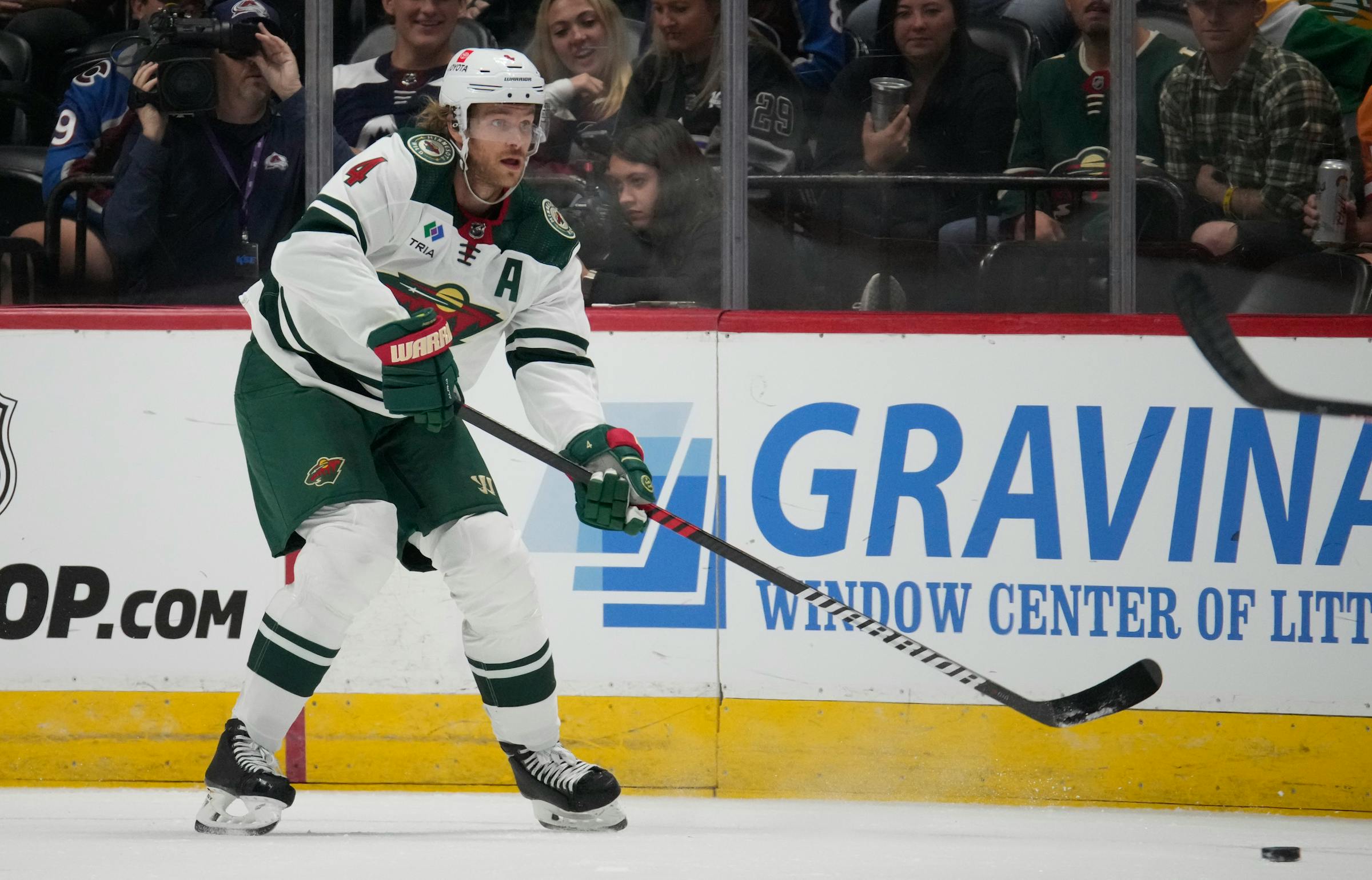 Wild's Jon Merrill was going to break NHL rule on rainbow stick tape ...