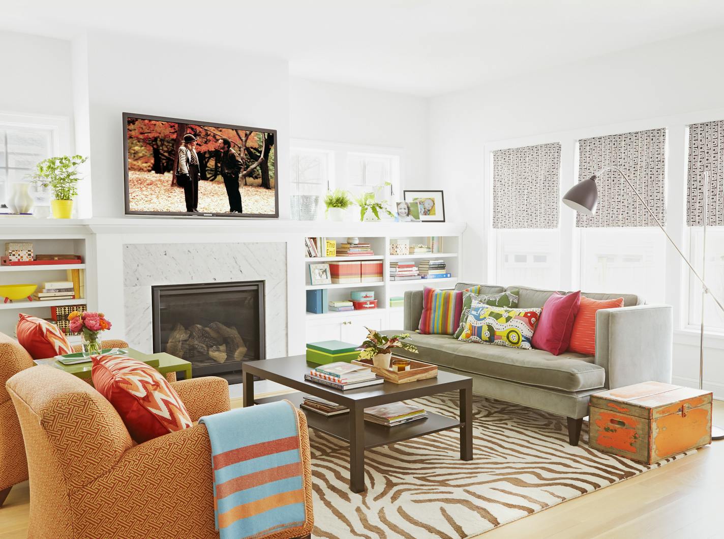 A white home, in color, in Minneapolis