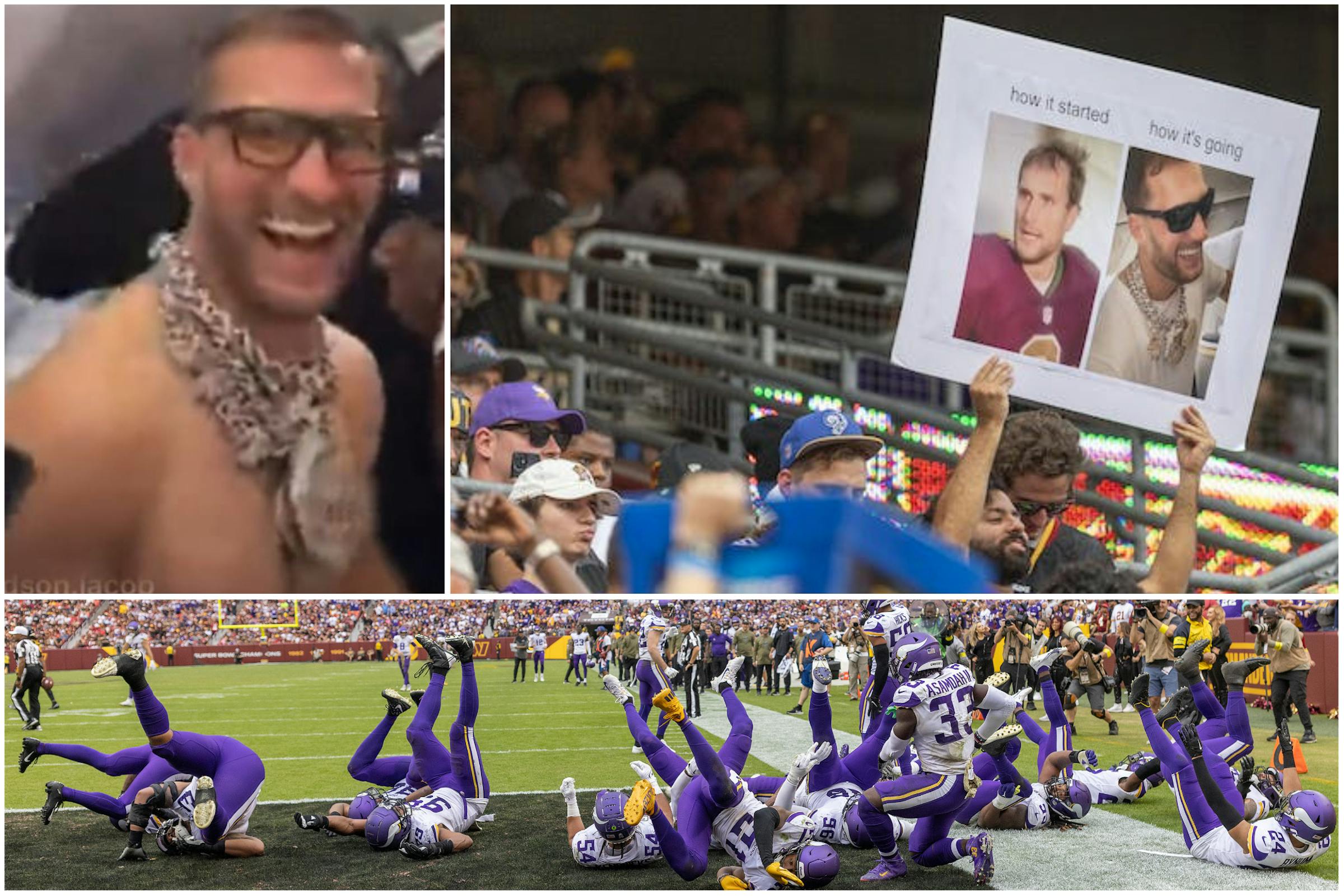 Shirtless Kirk Cousins, aka 'Kirko Chains,' leads a Vikings team that's ...