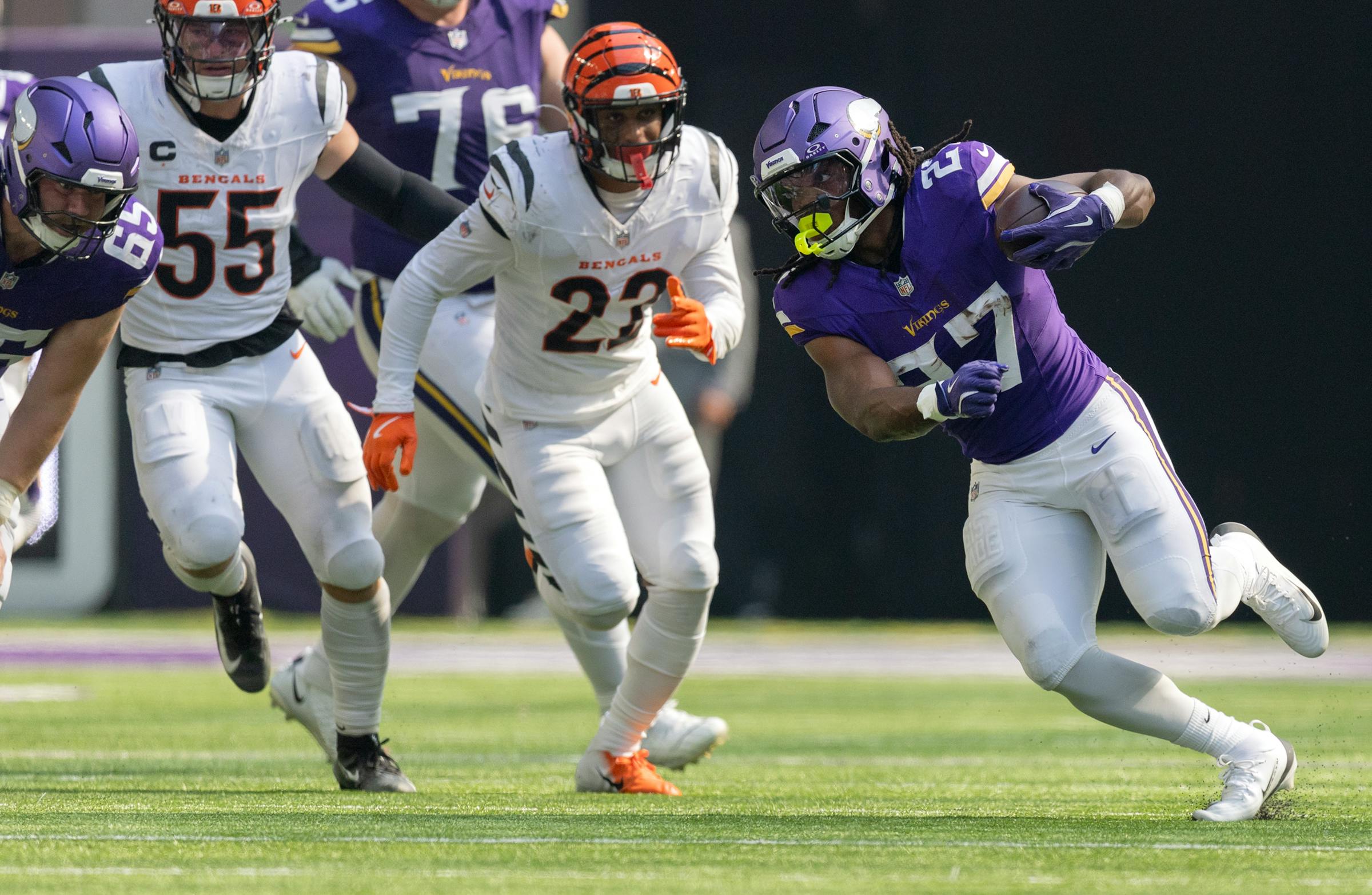 MN Vikings lean on Jordan Mason in win over the Bengals