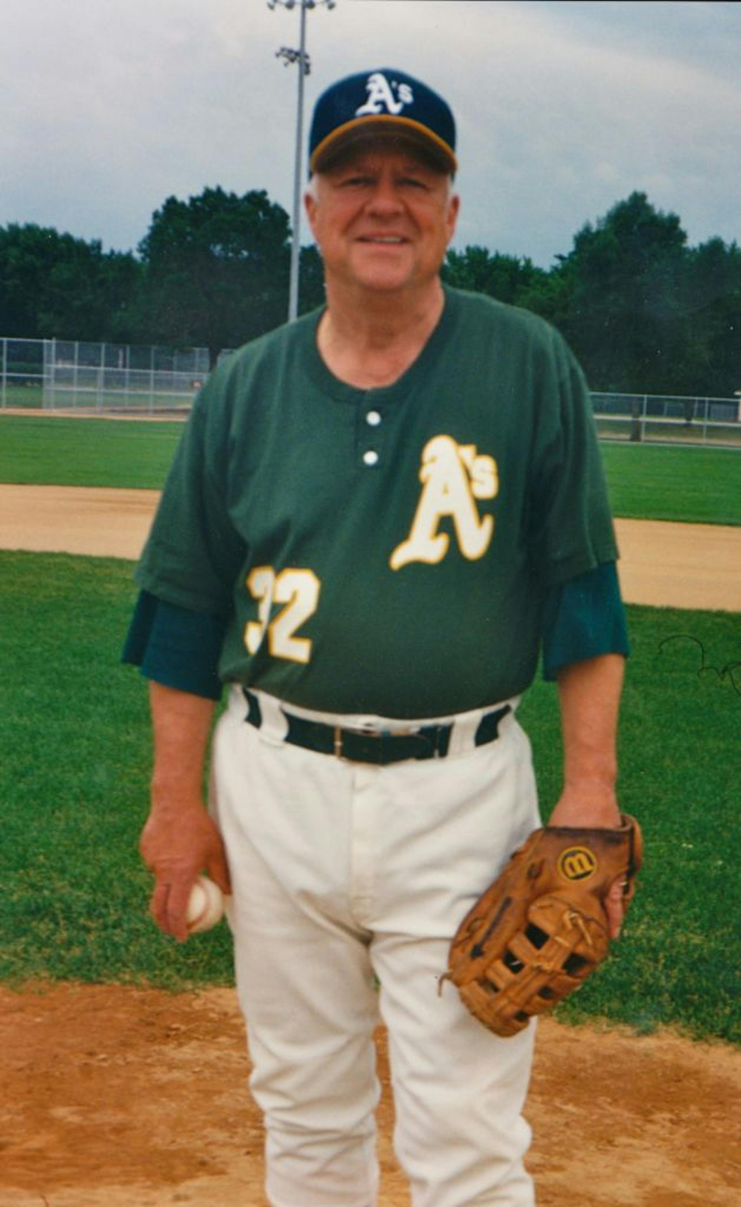 Joe Jensen was still throwing pitches at 82