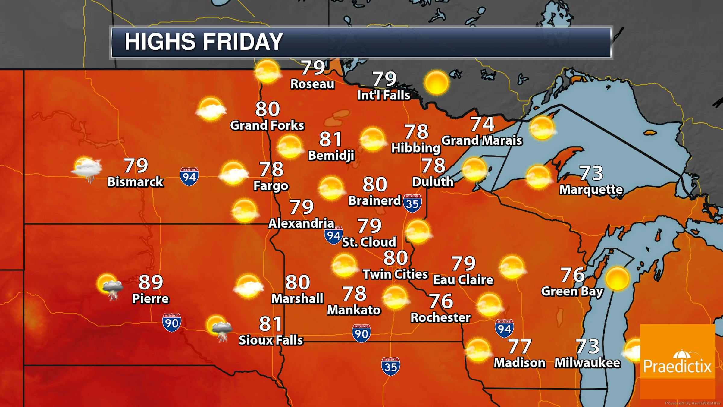 Fair Weather For The Fair Friday - Weekend Storms