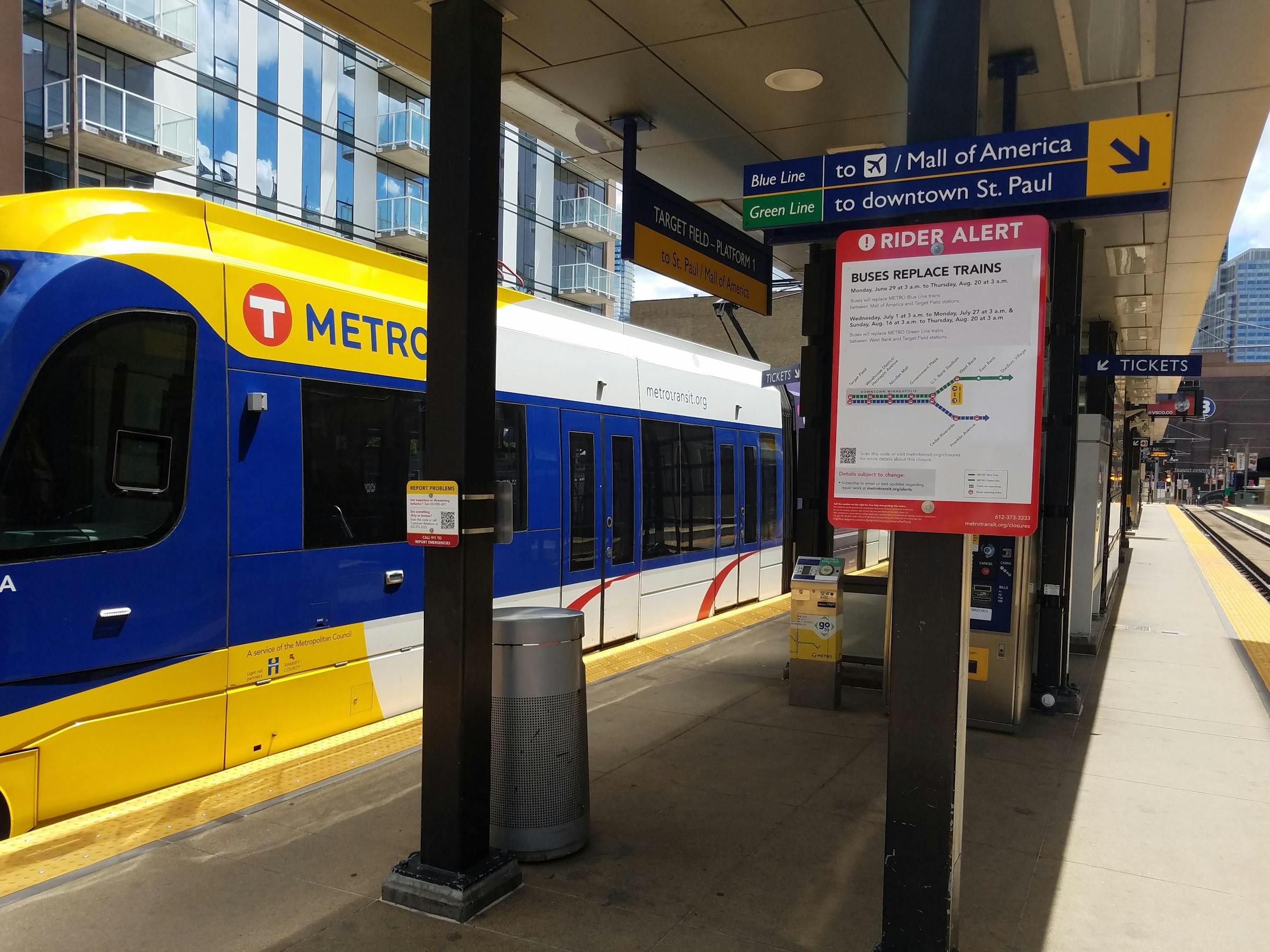 Blue Line trains won’t run for 7 weeks as major maintenance project resumes