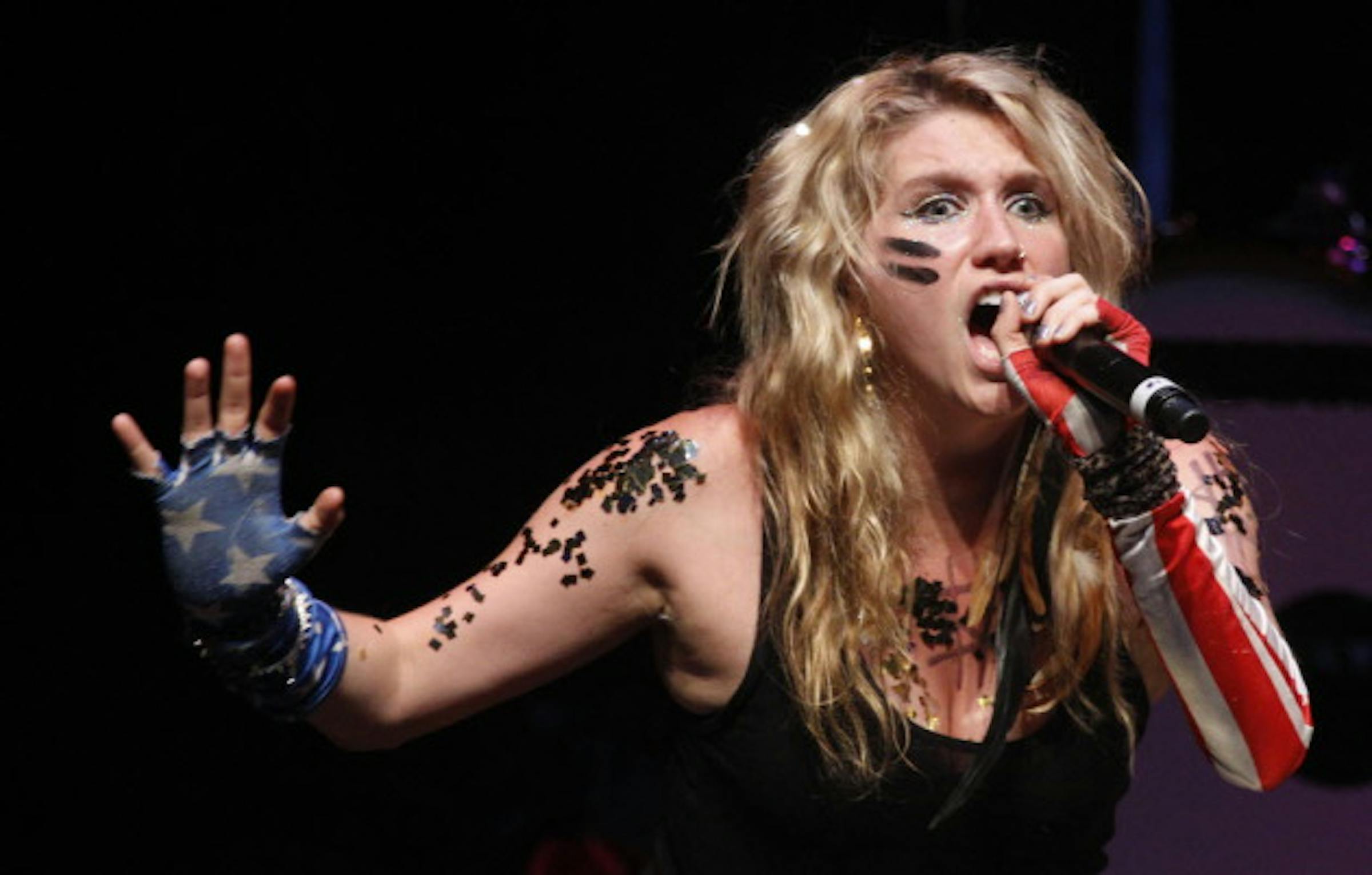 Kesha has seen basketball teams (Gophers?) dancing to her hit