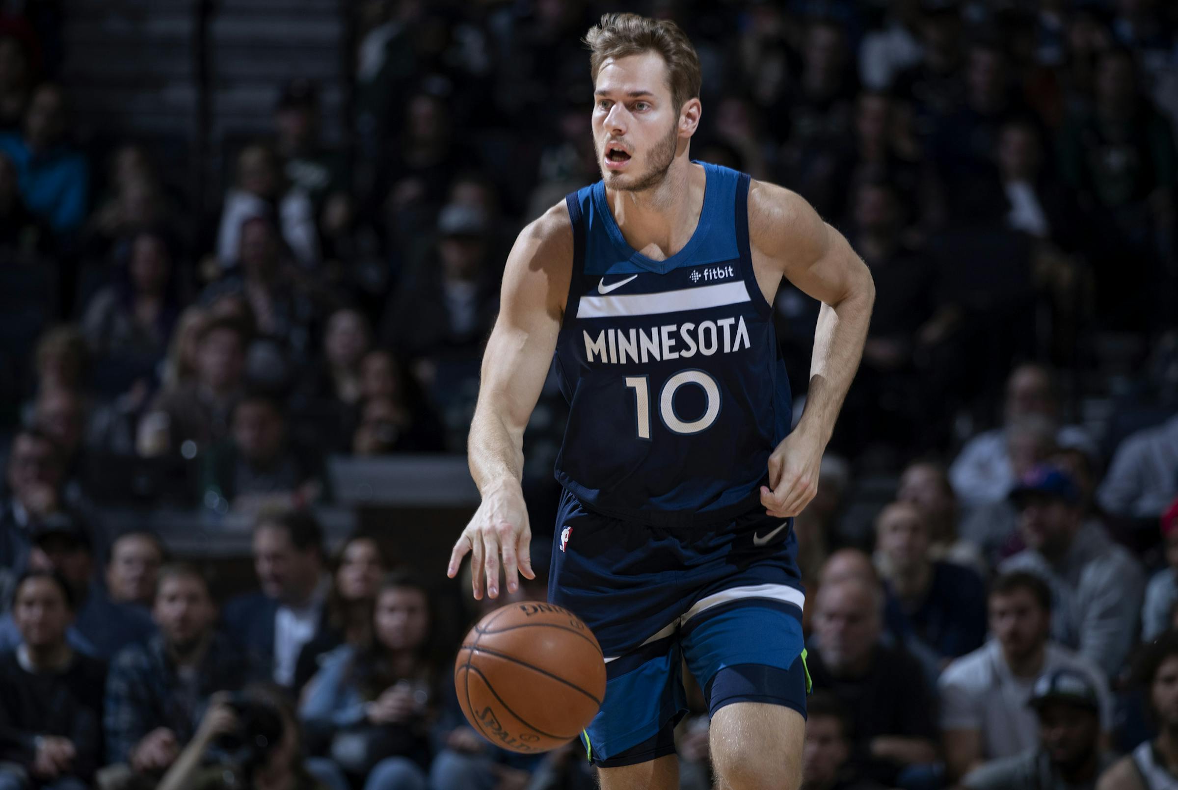 Relative newcomer Jake Layman has already seen it all with Wolves