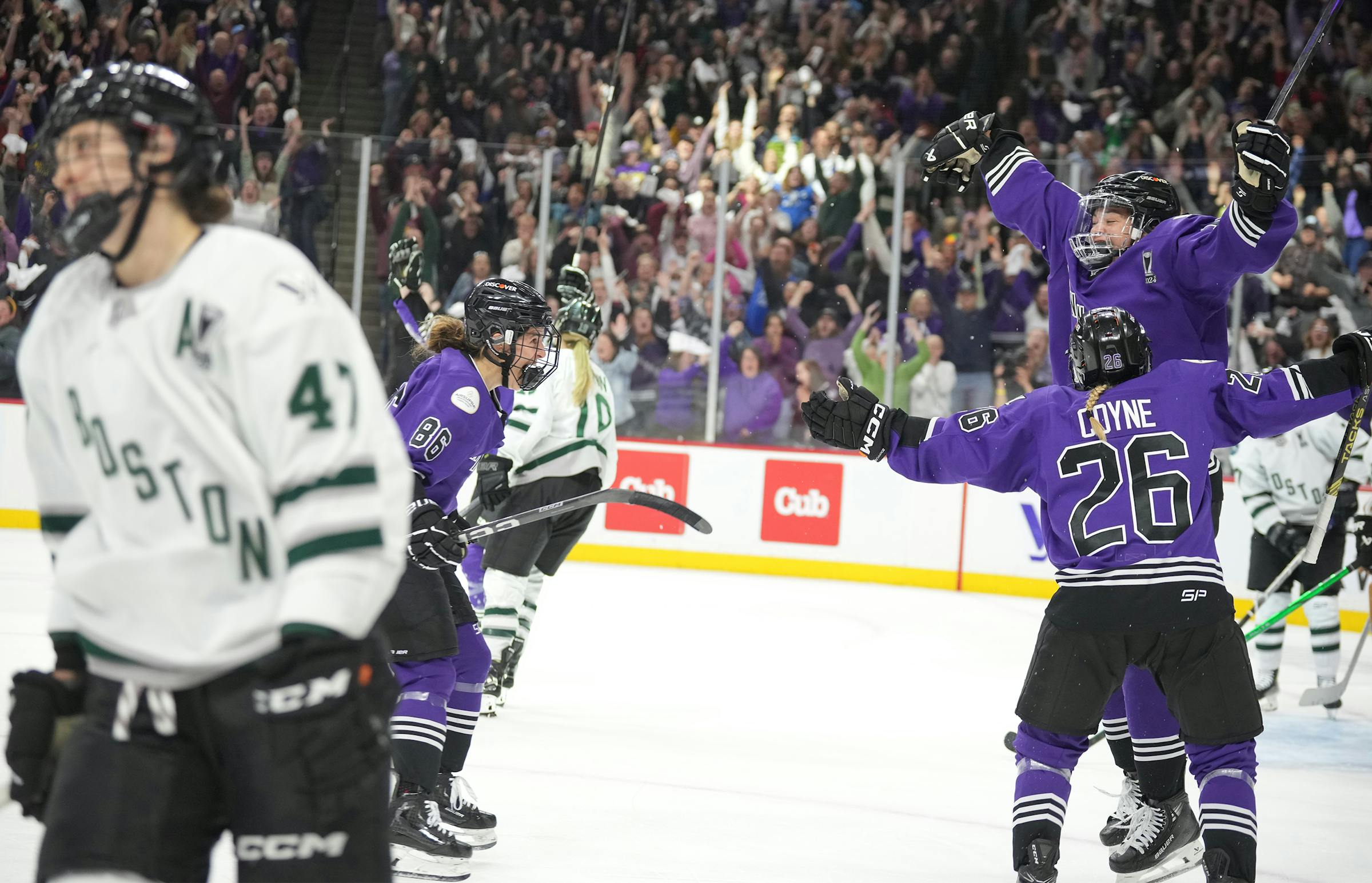 Walter Cup Game 5: PWHL Minnesota and Boston to decide series