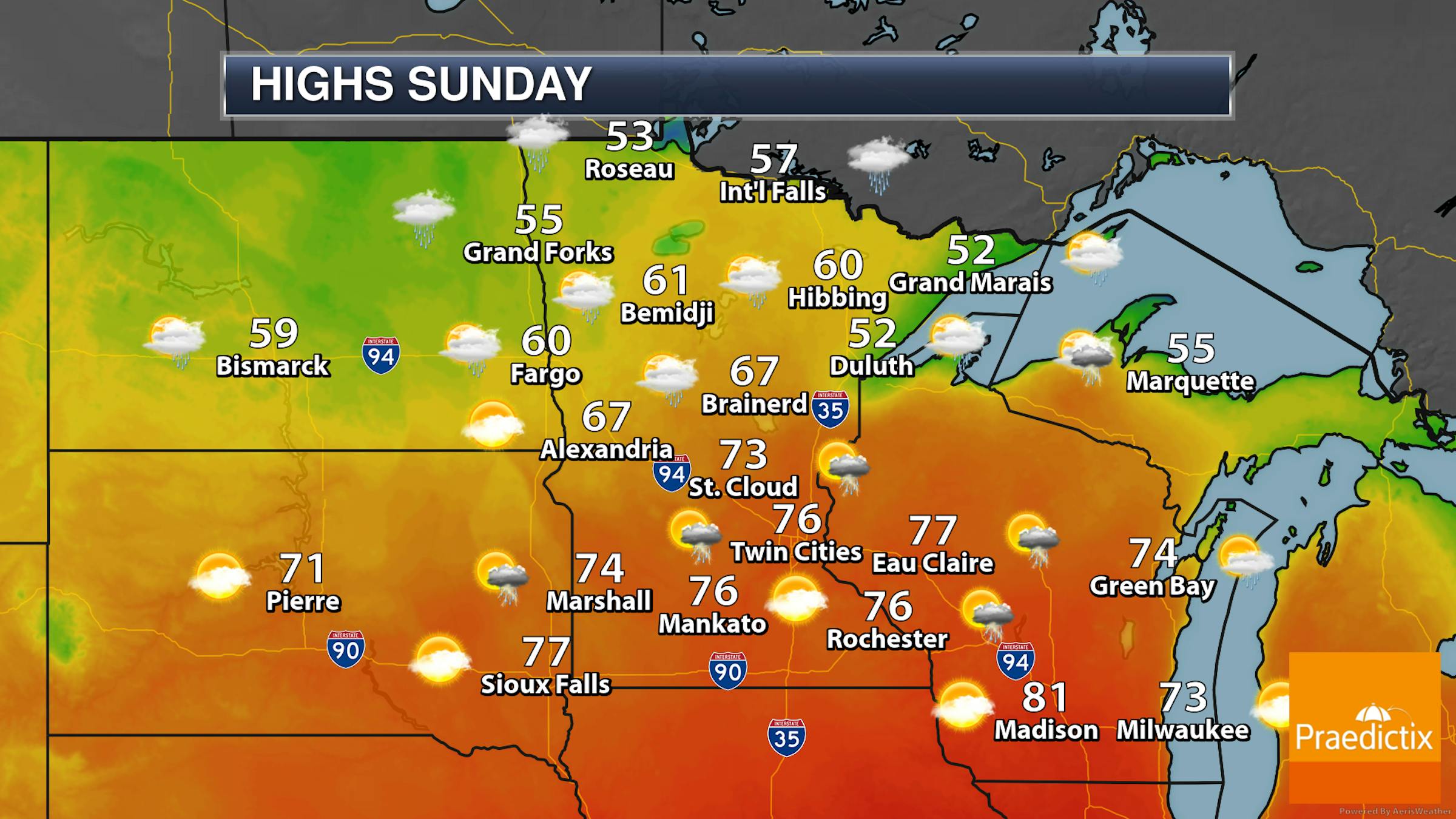Foggy Start Sunday - A Few Storms Around, But Mostly Dry Day