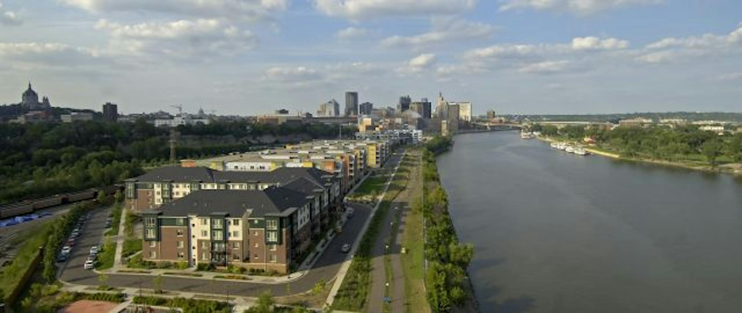 What should river look like in St. Paul?
