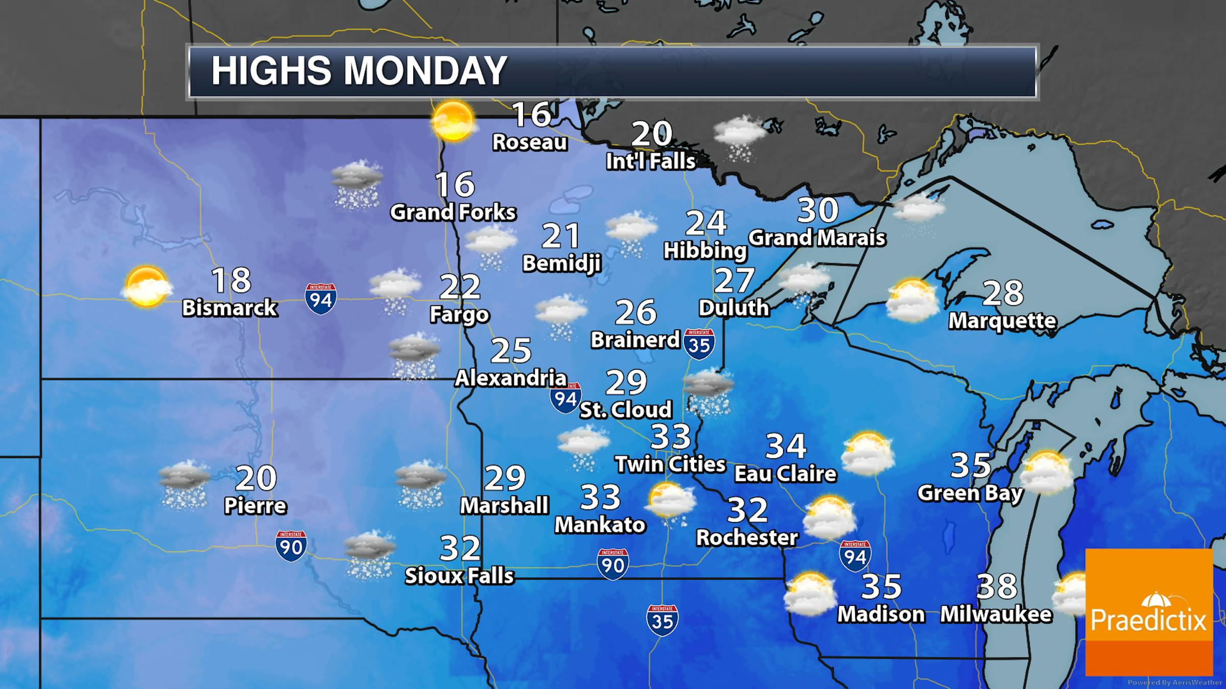 Snowy Scenes Continue This Week, Starting With The Monday Morning Commute