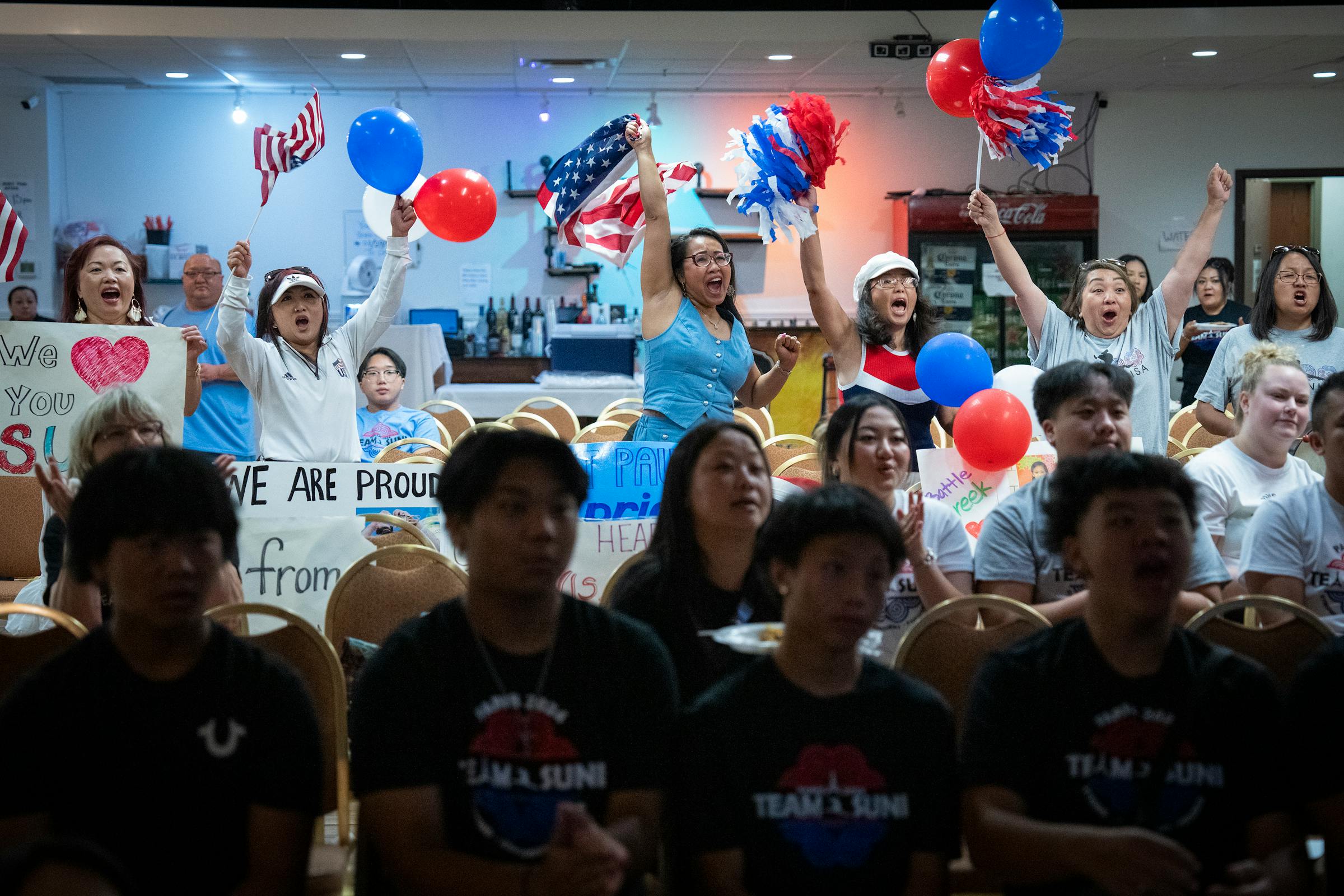 Suni Lee’s community sends love from Maplewood to Paris