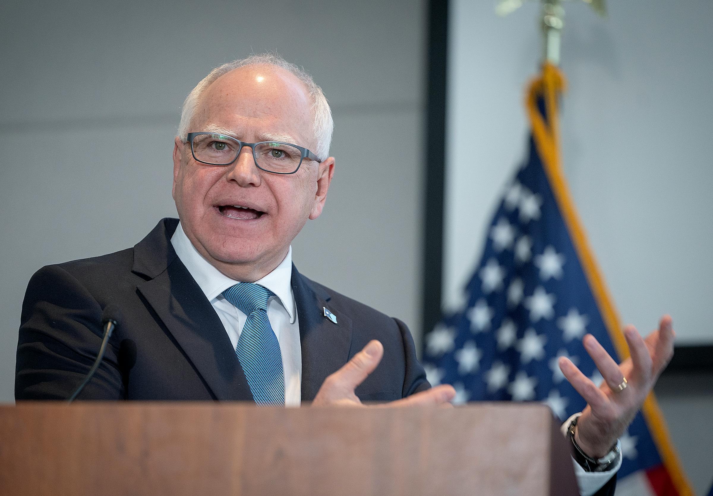 Walz announces bid for historic third term as governor