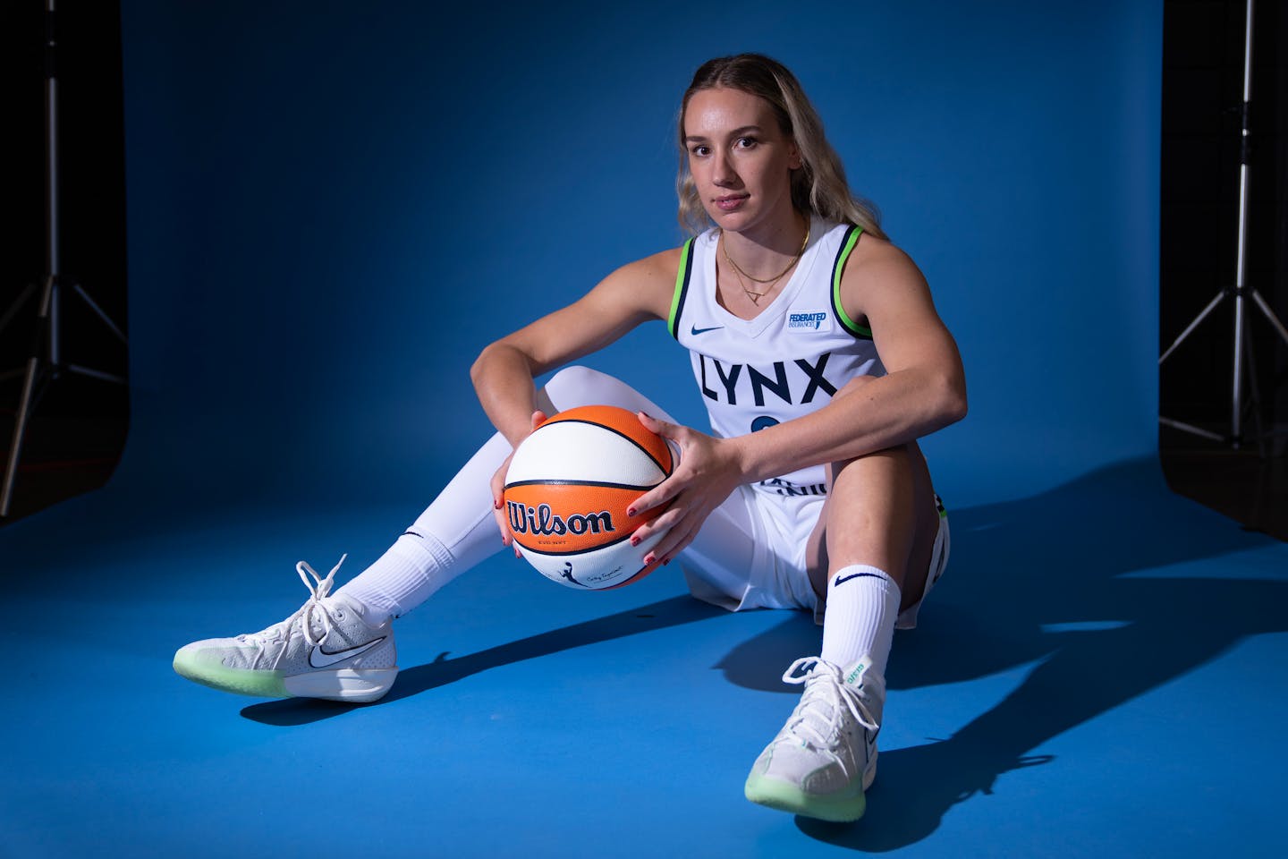 Minnesota Lynx center Alanna Smith makes a splash