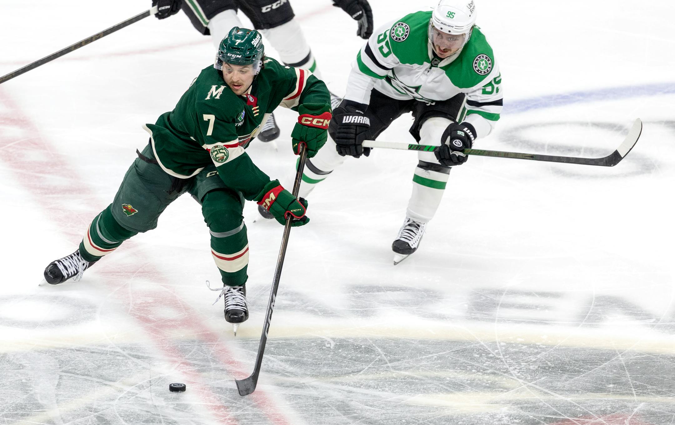 Brock Faber has been a standout playoff performer for the Wild