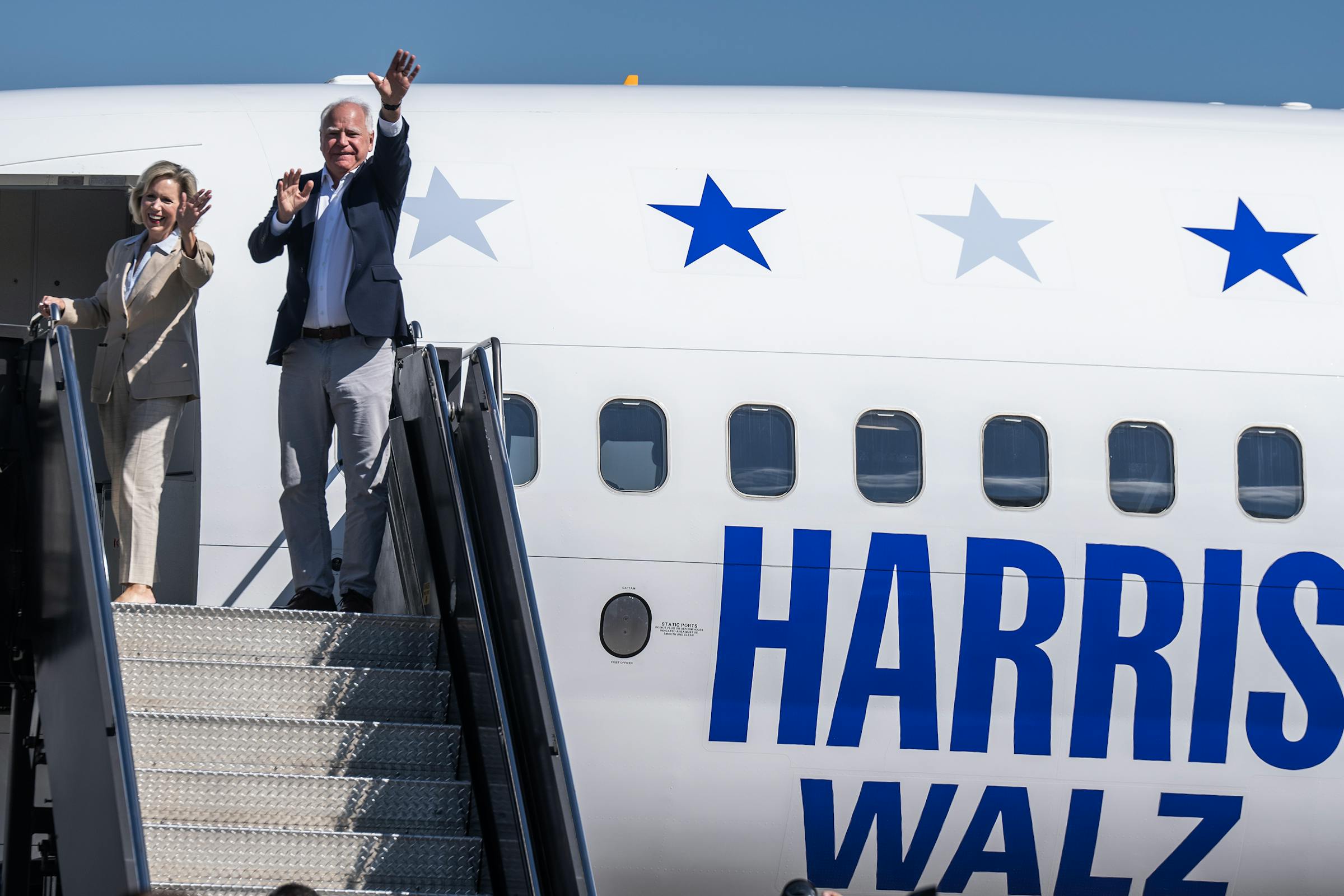VP nominee Tim Walz speaks with Minnesota union leaders on Labor Day