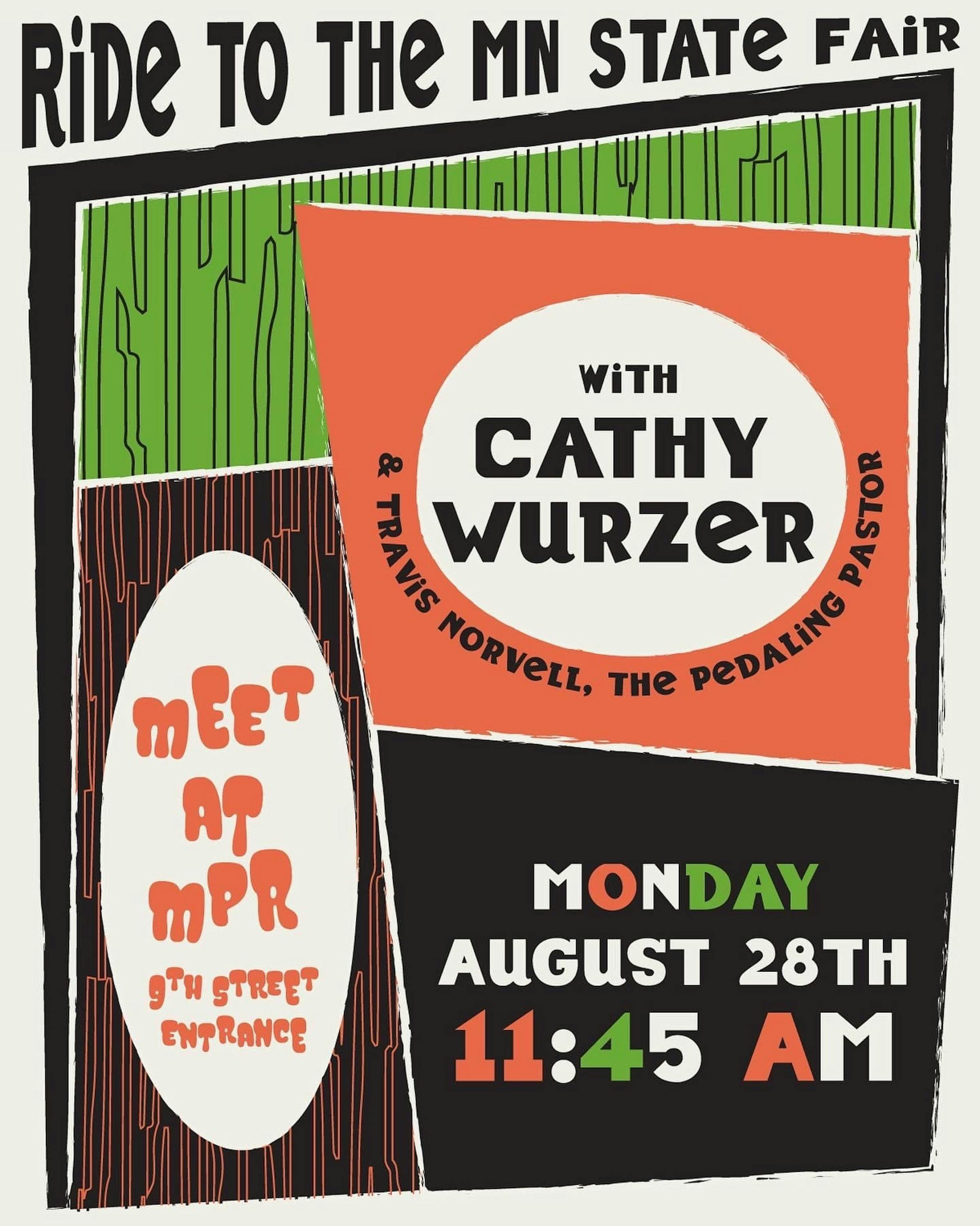 Join MPR radio host Cathy Wurzer and the Pedaling Pastor on a bike ride ...