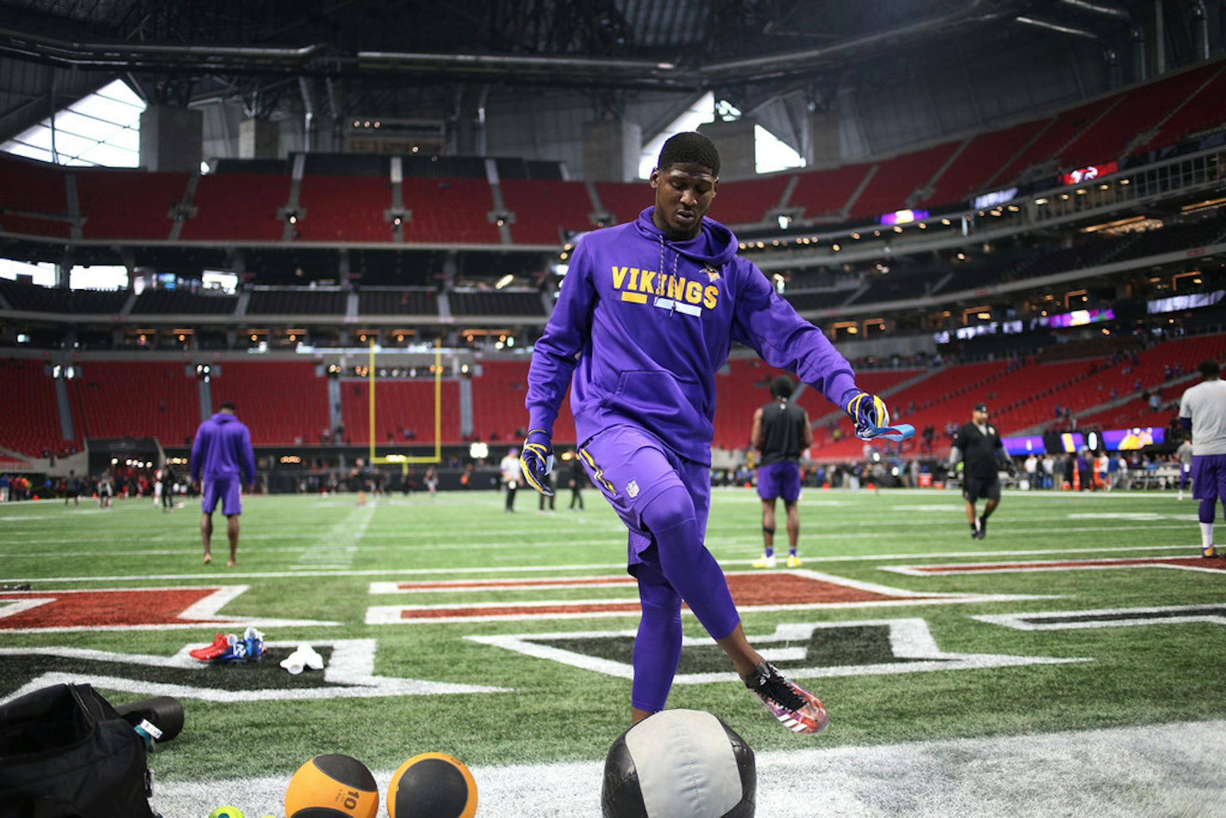 Six Vikings, including Xavier Rhodes, Riley Reiff and Kyle Rudolph ...