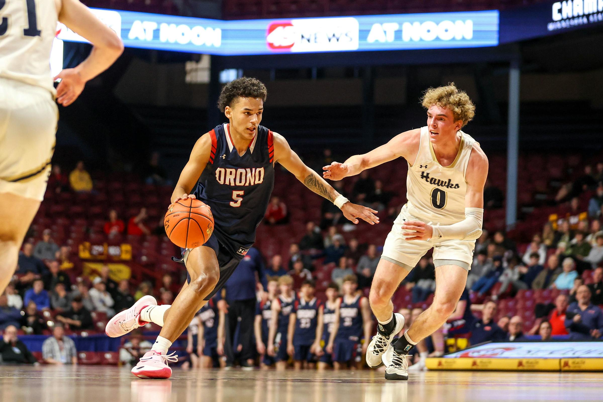 Orono hangs on vs. Hermantown in Class 3A boys basketball quarterfinals