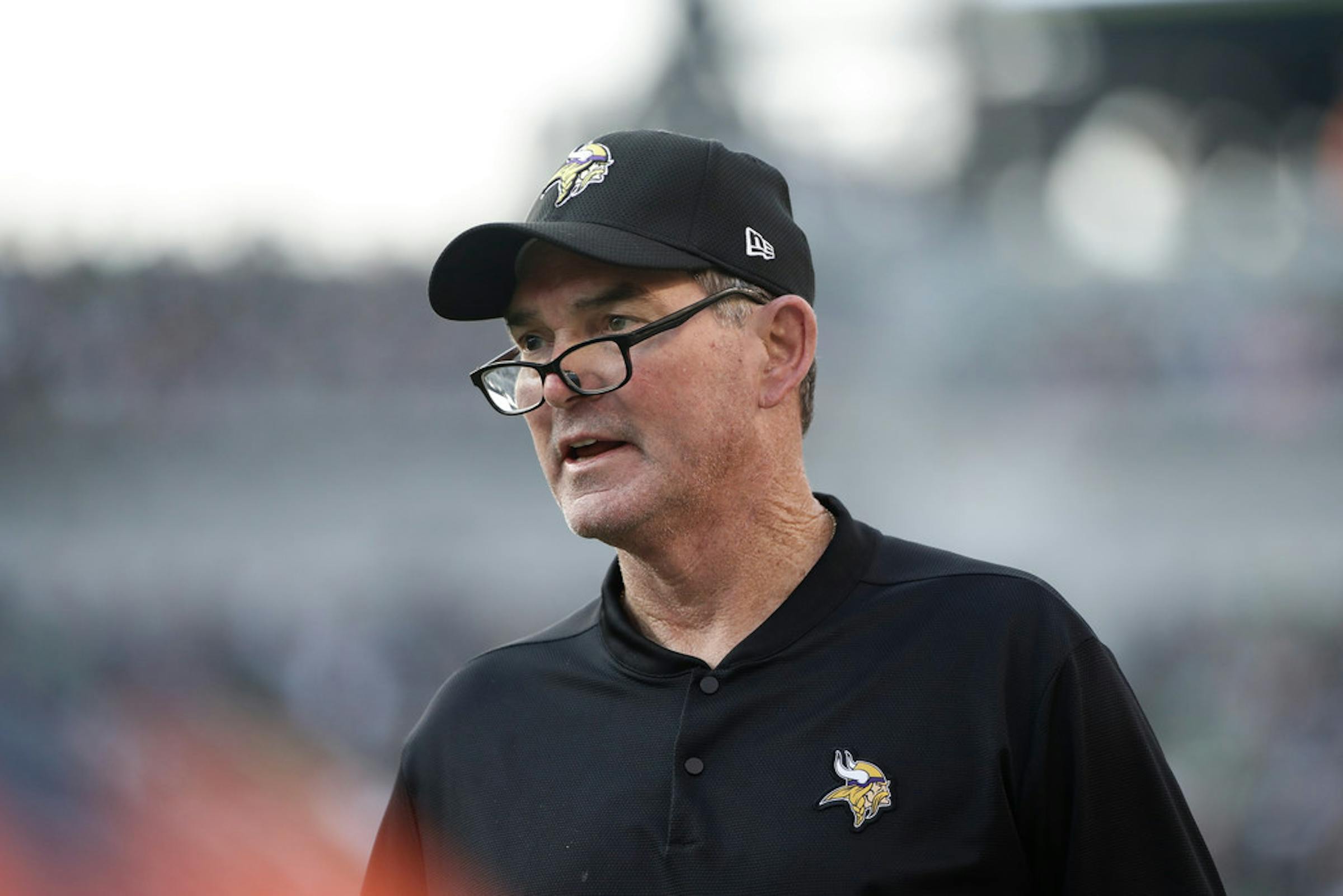 Nearly two years later, Mike Zimmer has learned to live with eye issues