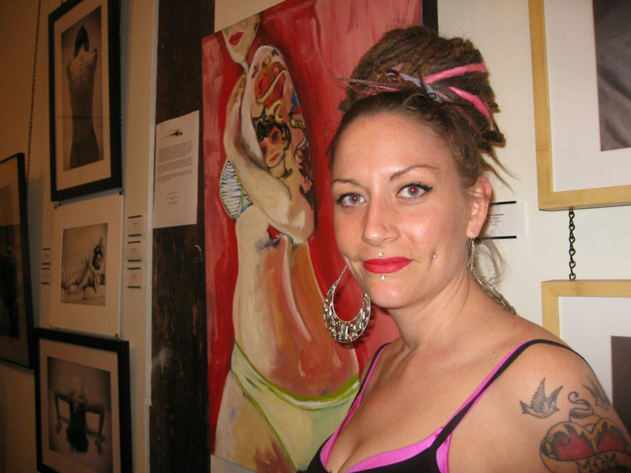 She's a listener, painter, writer, co-op clerk