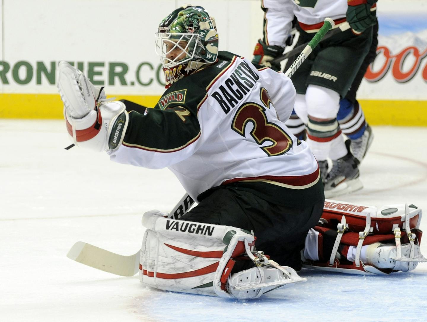 Niklas Backstrom in Chicago, but Josh Harding getting the Wild start