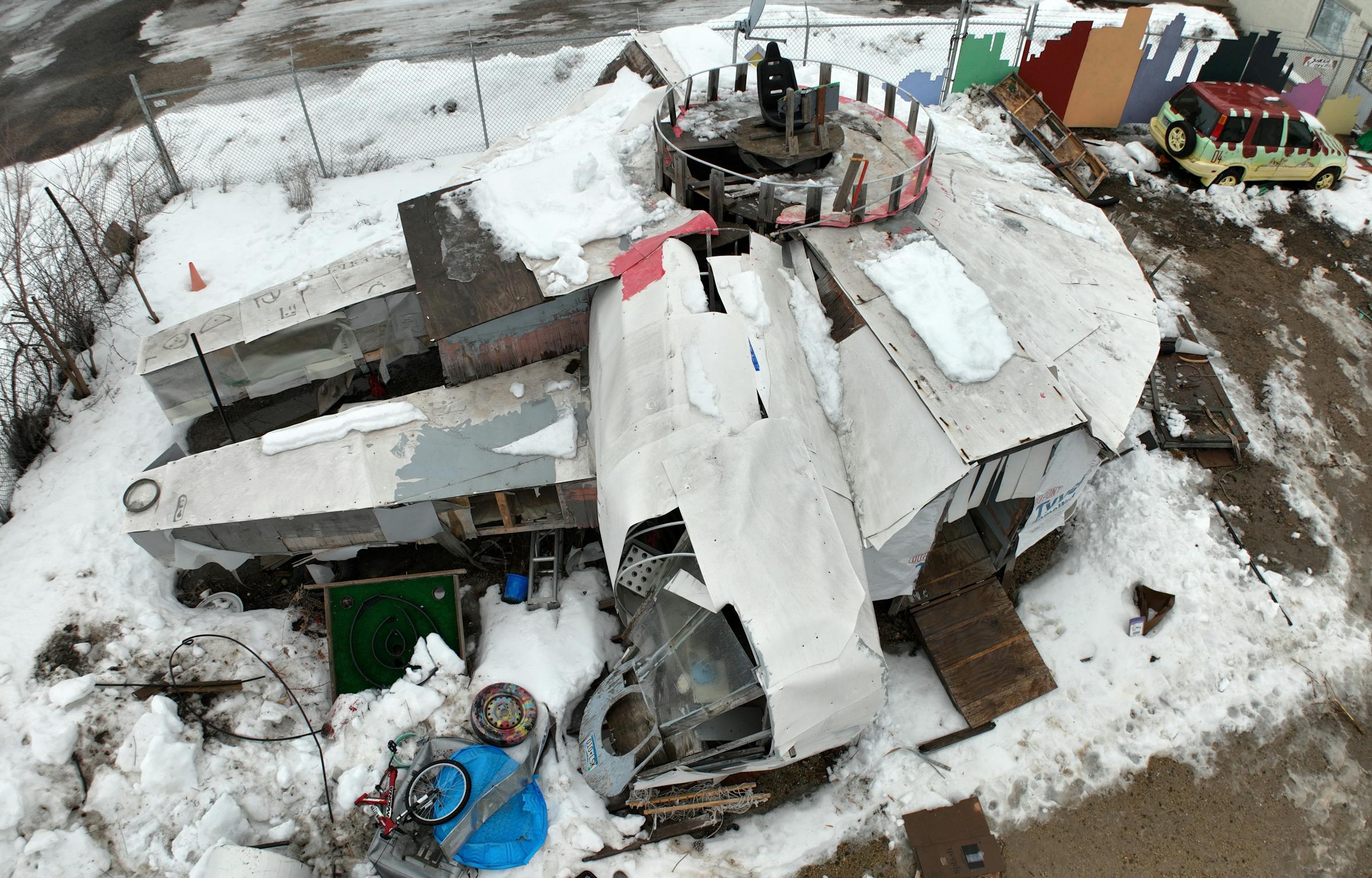 A massive Minneapolis model of the Millennium Falcon is fated for ...