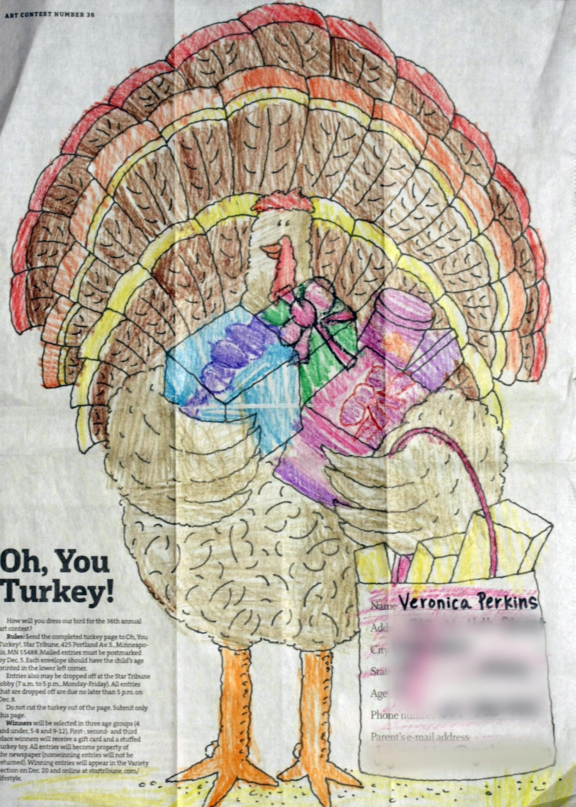 See the 'Oh, You Turkey' art contest winners