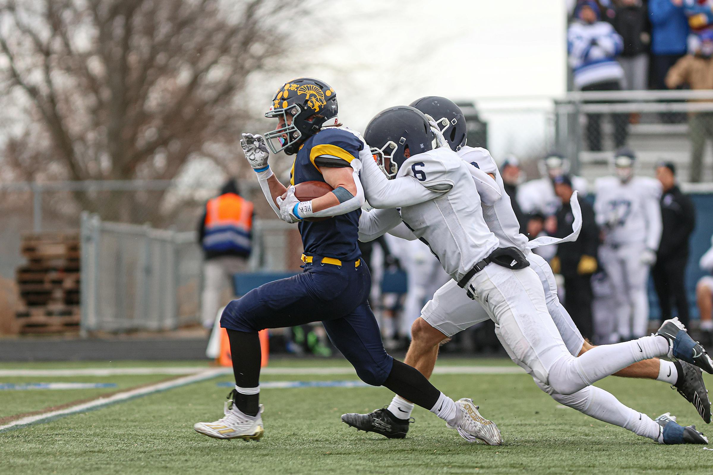 Mahtomedi drives St. Thomas Academy from Class 5A football playoffs