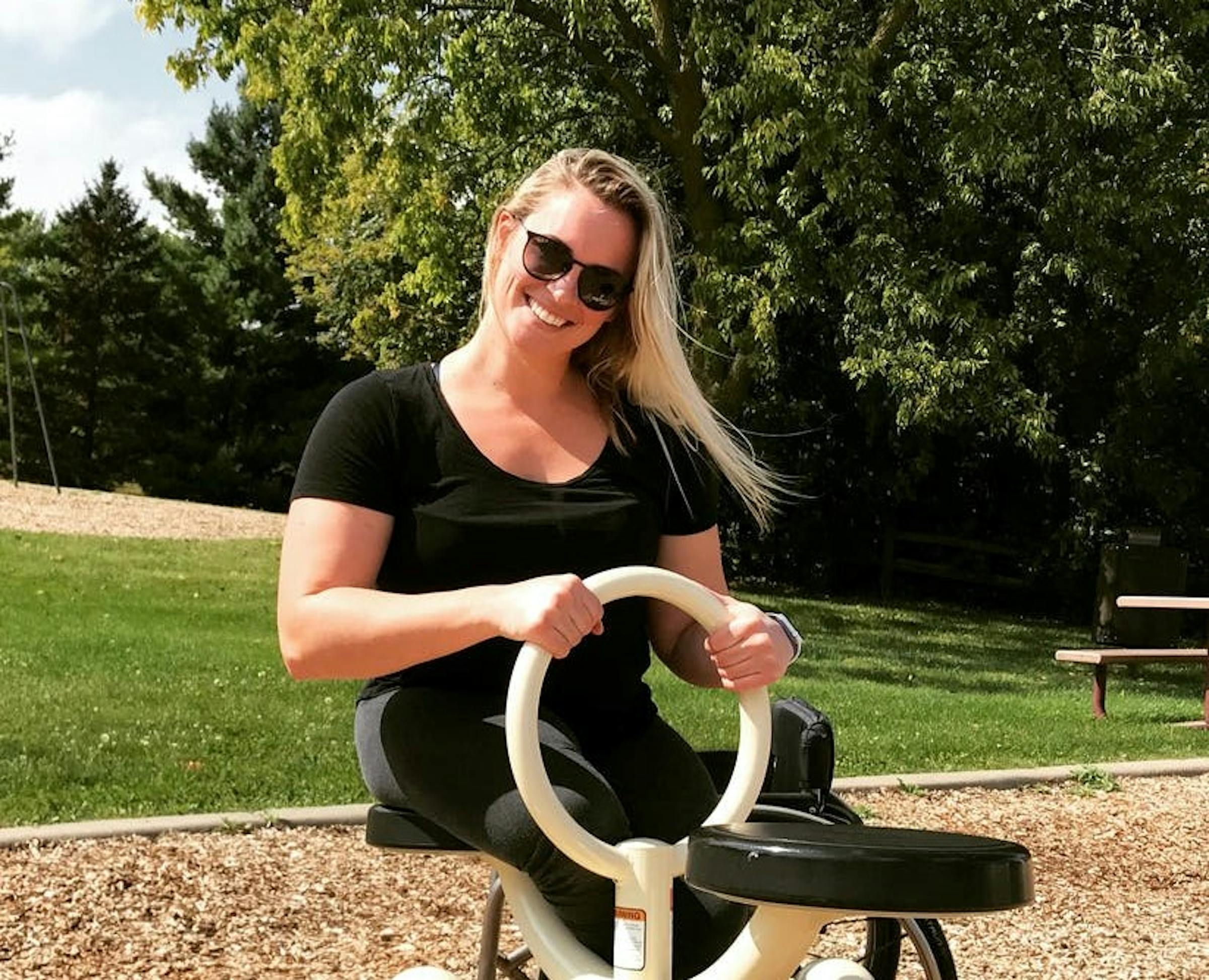 Inclusive play specialist Jill Moore of Golden Valley makes sure ...