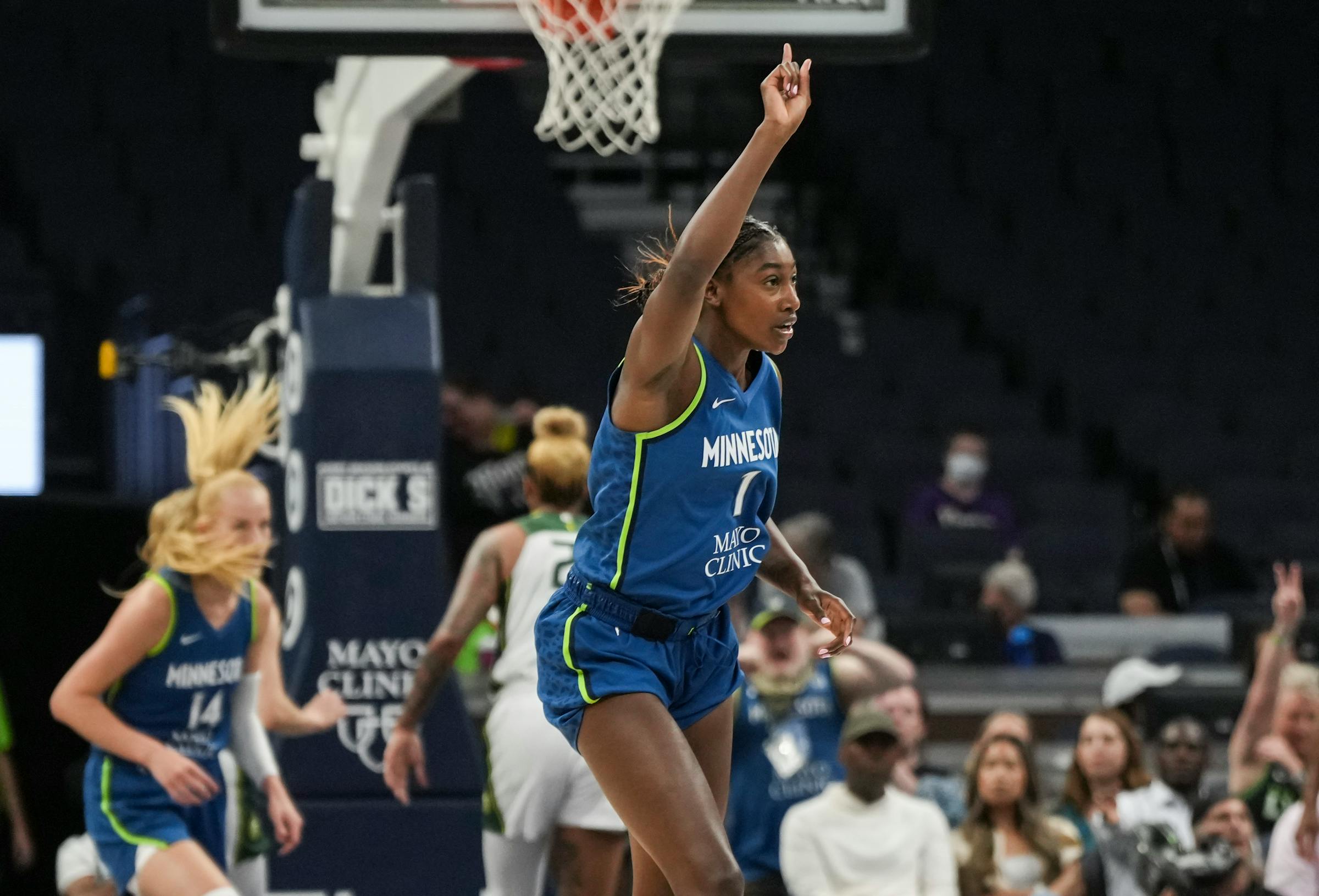 Lynx forward Diamond Miller named WNBA rookie of the month