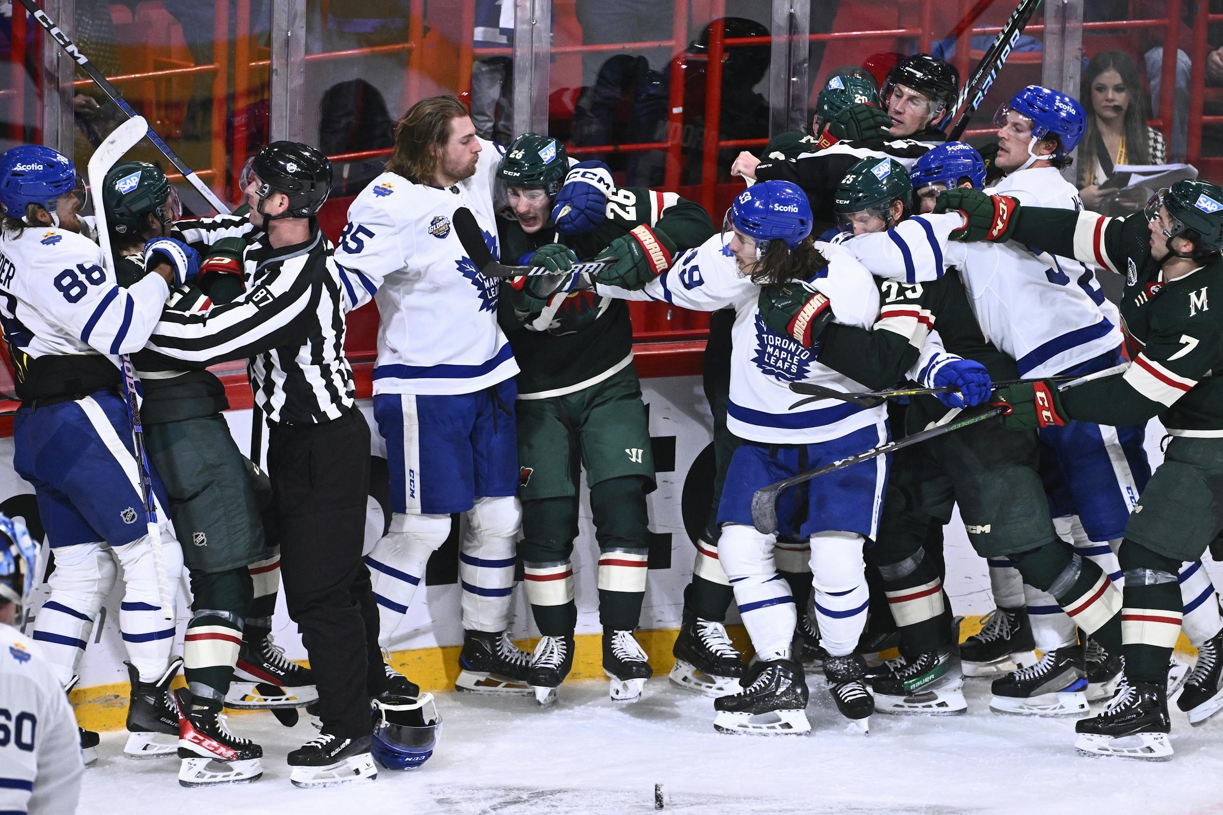 Wild fall to Maple Leafs 4-3 in overtime, losing streak hits five games