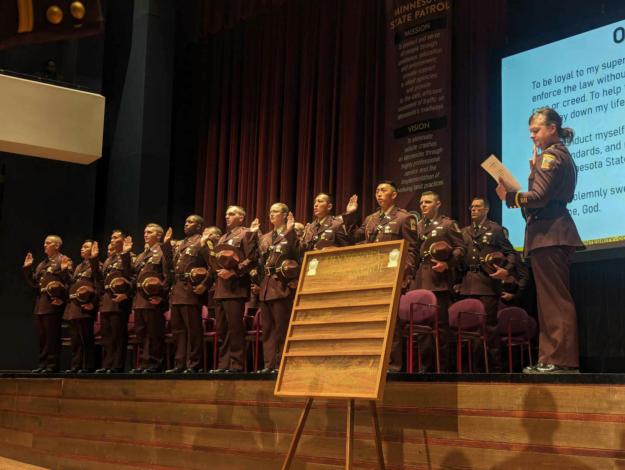 Minnesota State Patrol celebrates diverse new class of troopers