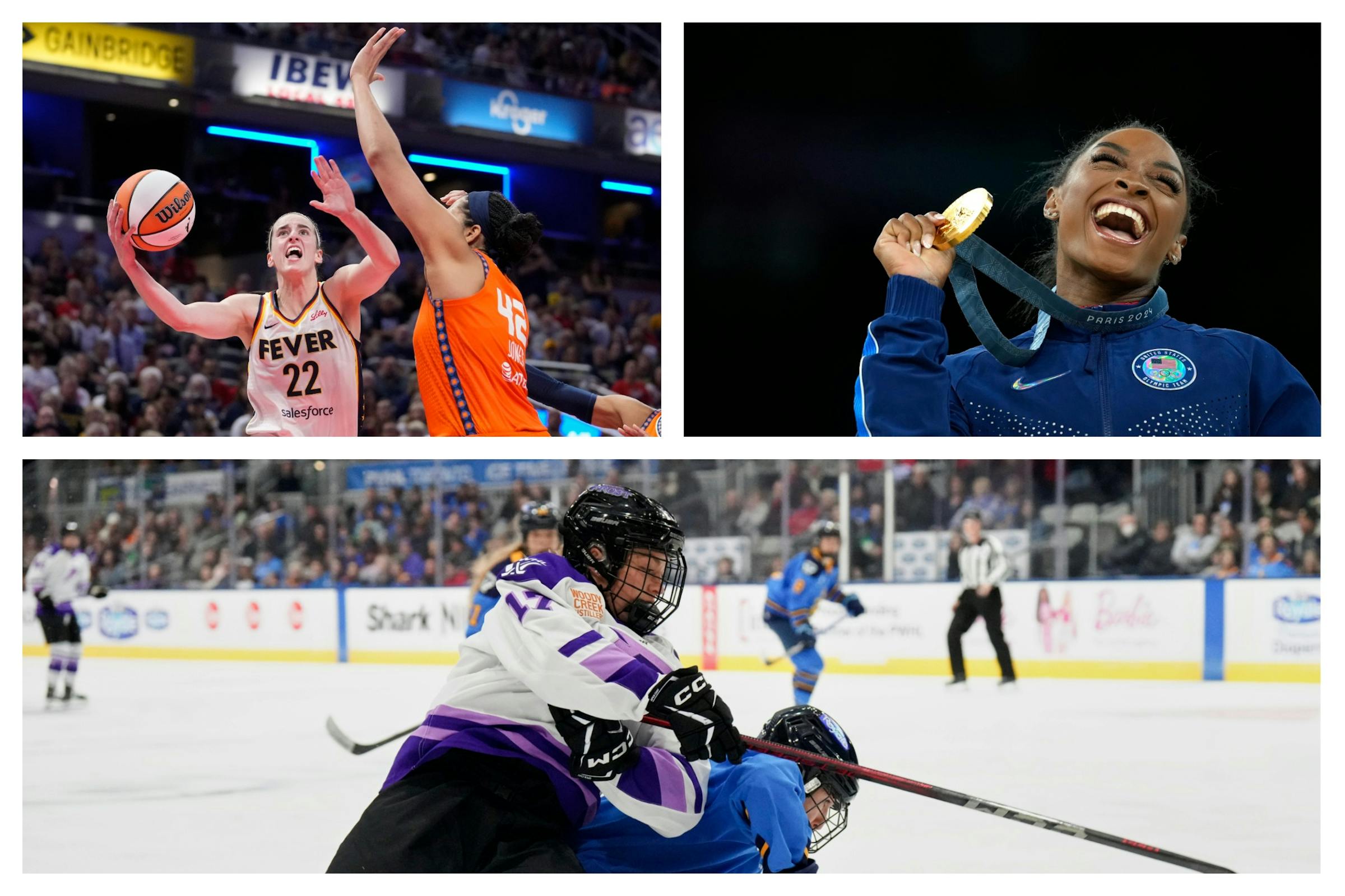 From Caitlin Clark and Simone Biles to a new hockey league, women's ...